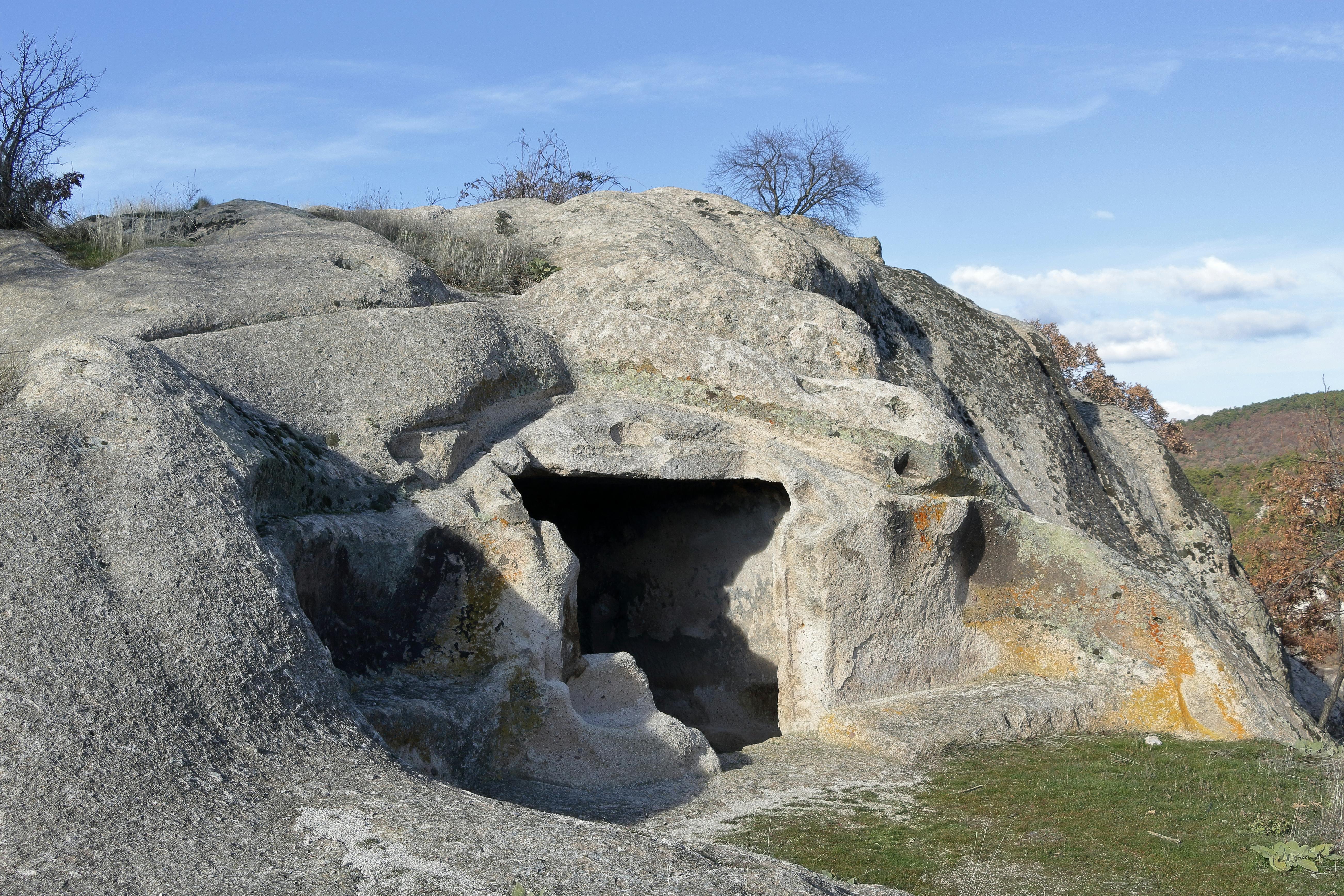 Ancient Rock Carving in Natural Landscape · Free Stock Photo