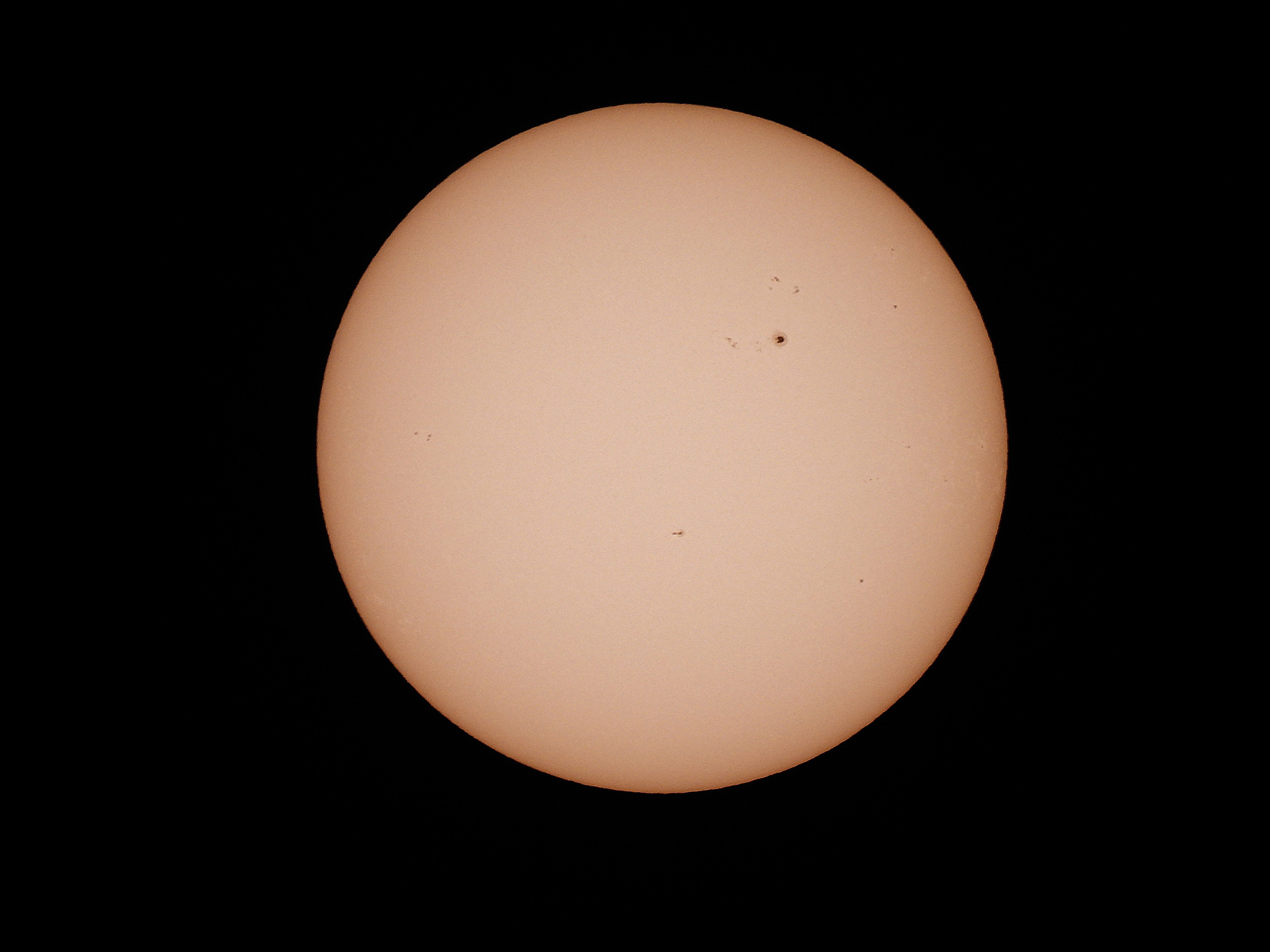 Close-up of the Sun with Visible Sunspots · Free Stock Photo