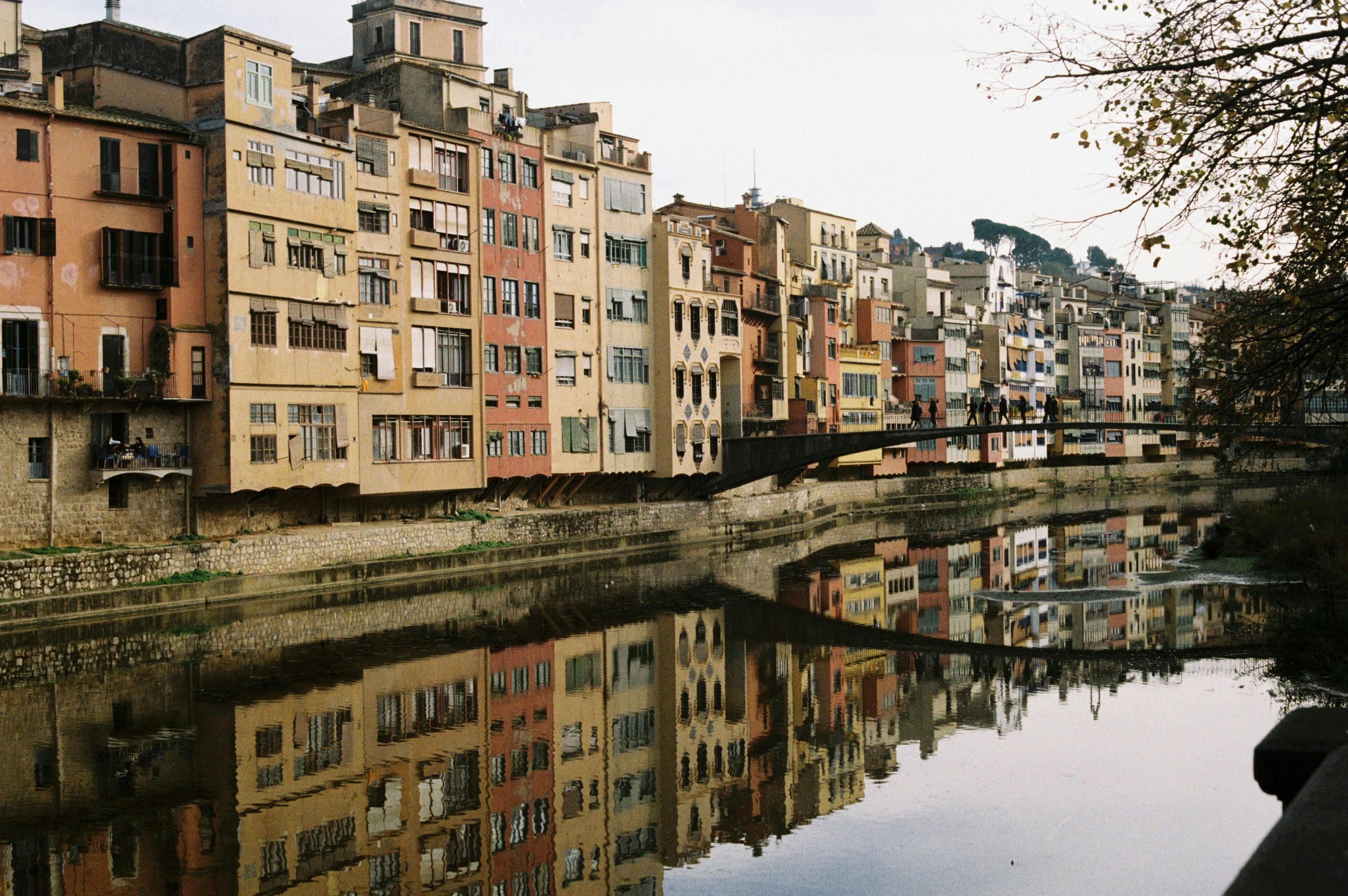 Colorful Riverside Buildings in Girona, Spain · Free Stock Photo