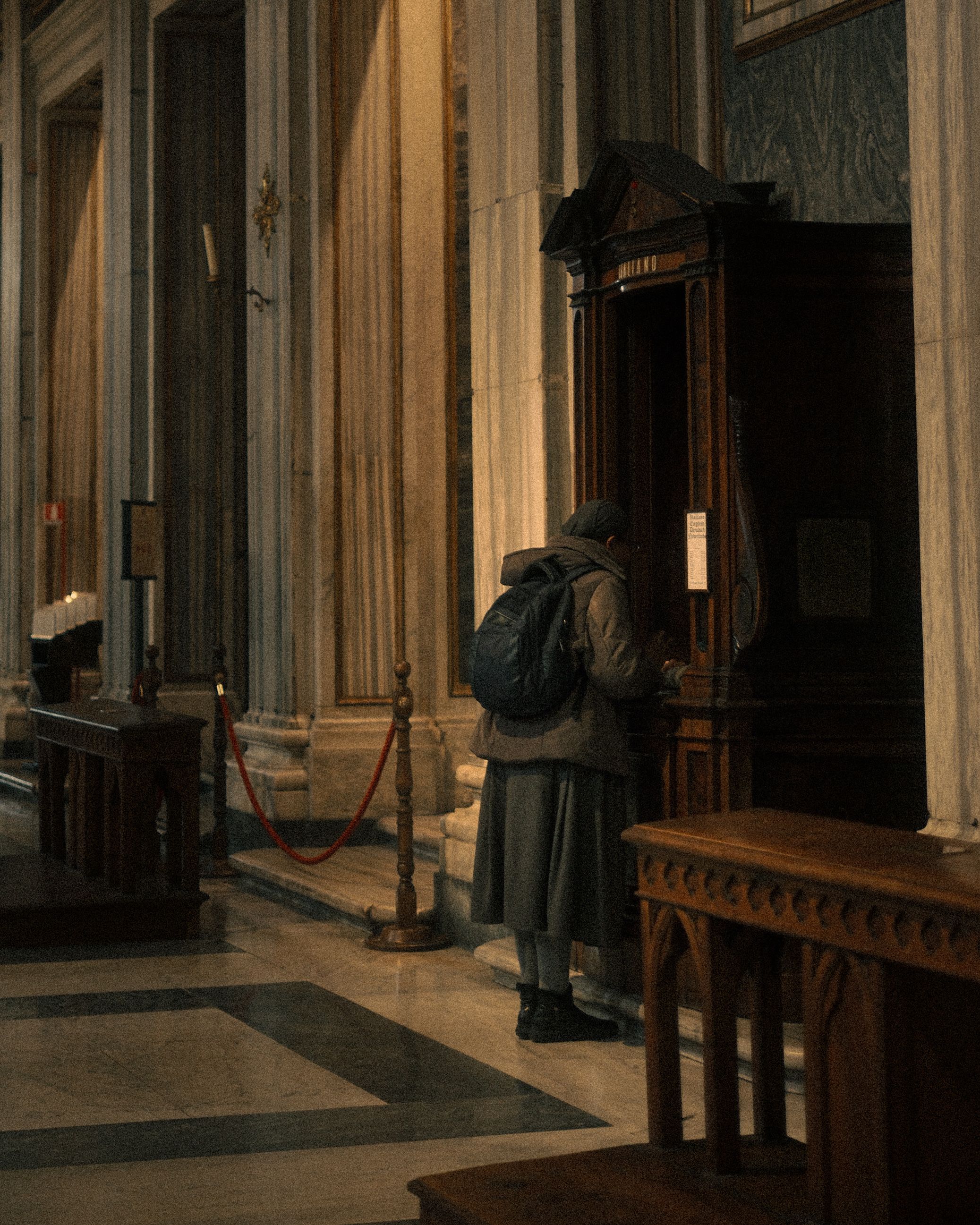Mystical Interior of a Roman Church · Free Stock Photo