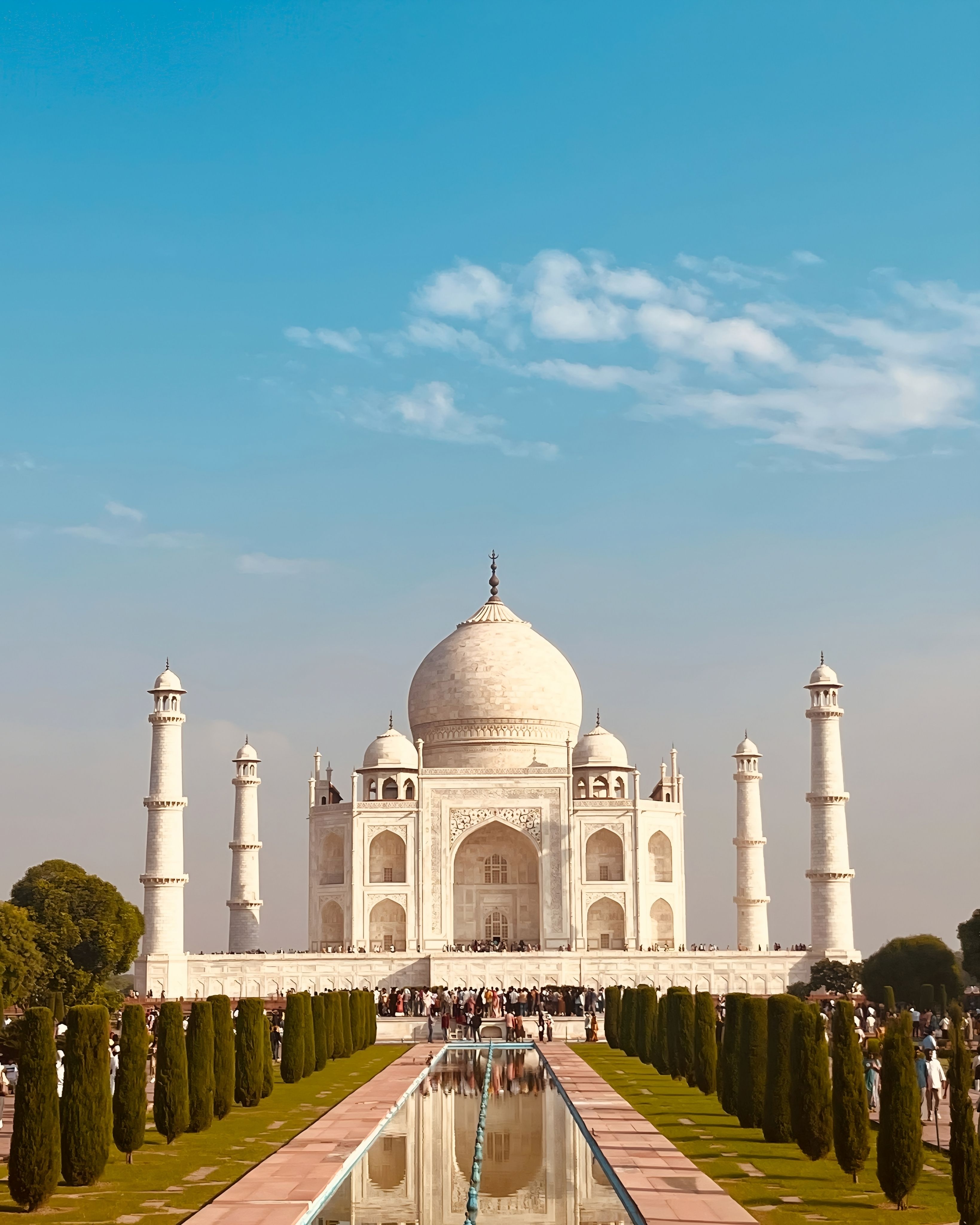 Stunning View of the Taj Mahal in Agra · Free Stock Photo