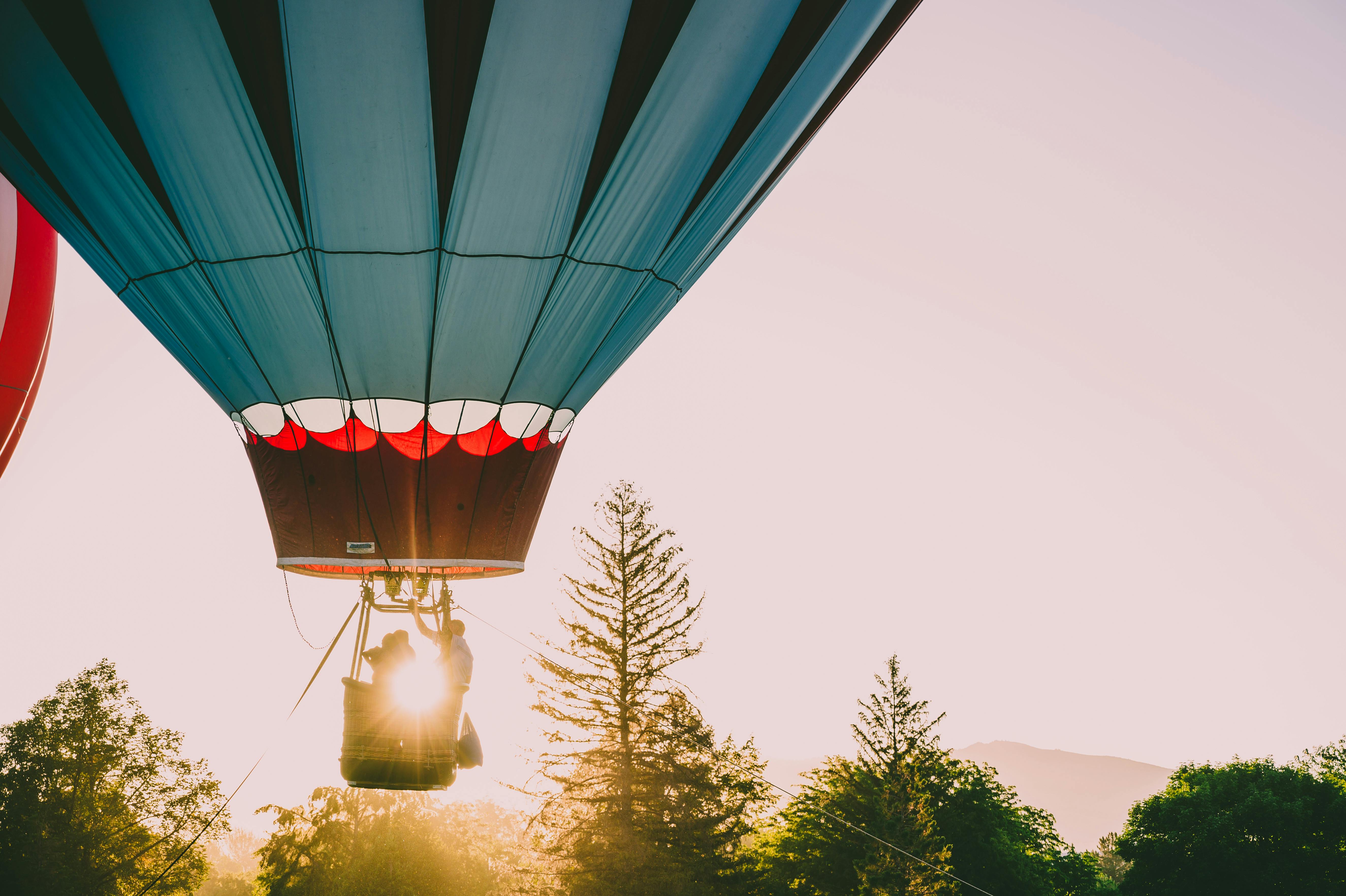 Blue Hot Air Balloon · Free Stock Photo