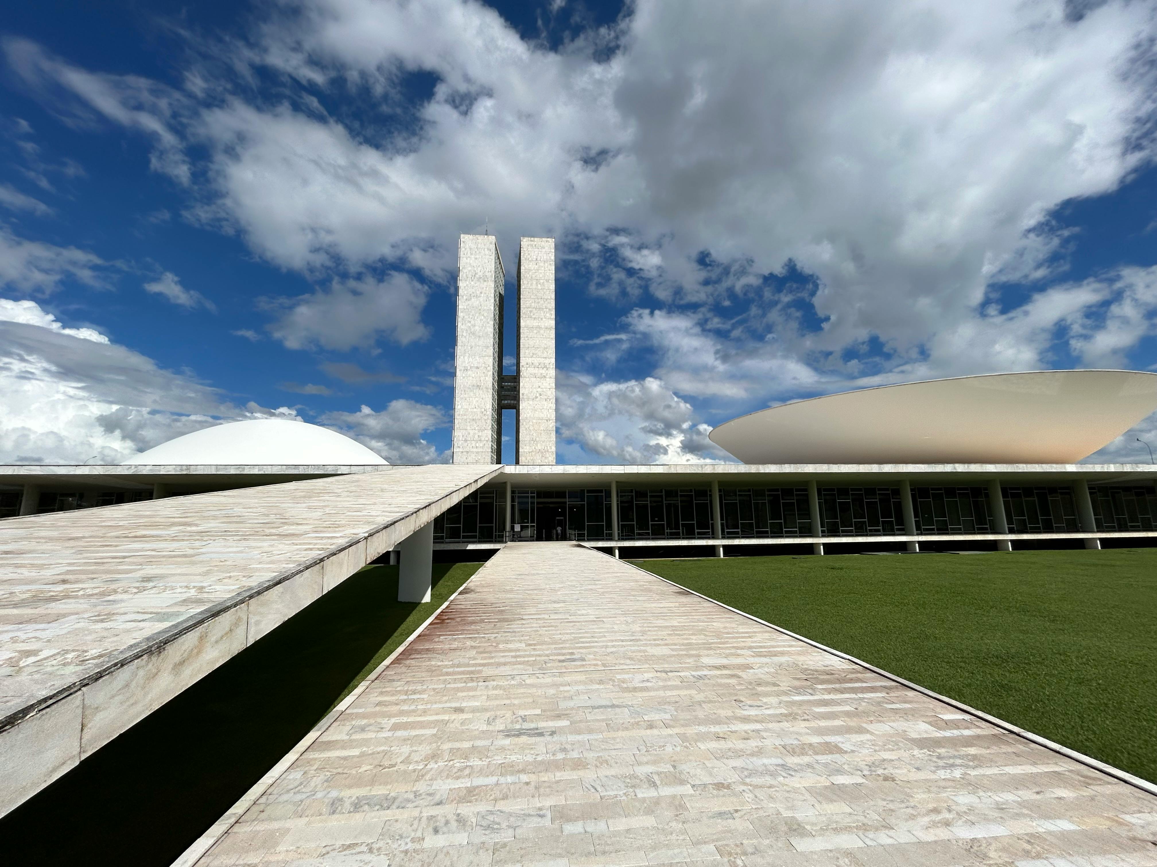 Modern Brazilian Architecture: National Congress Building · Free Stock ...