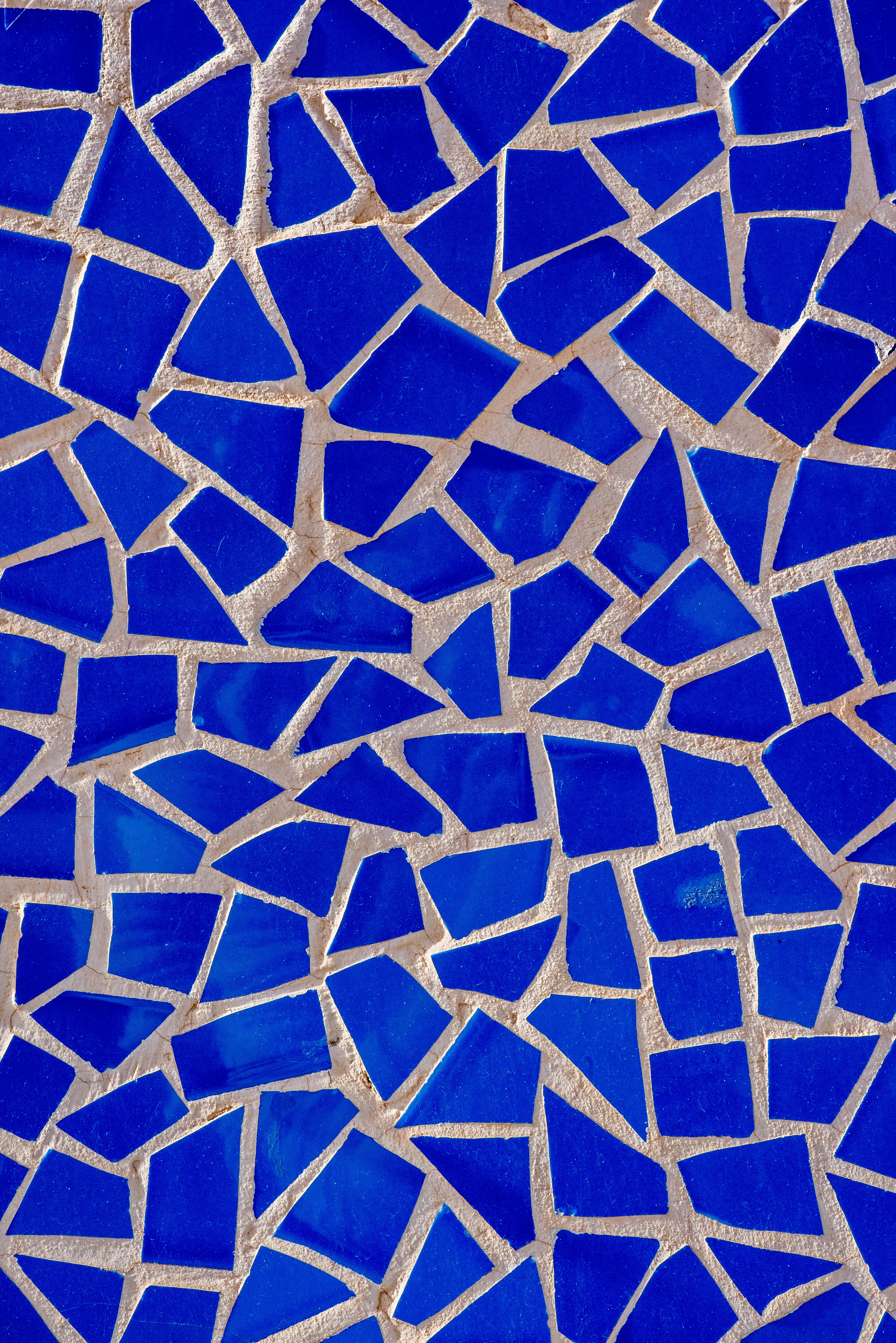 Bright Blue Mosaic Tile Abstract Texture · Free Stock Photo