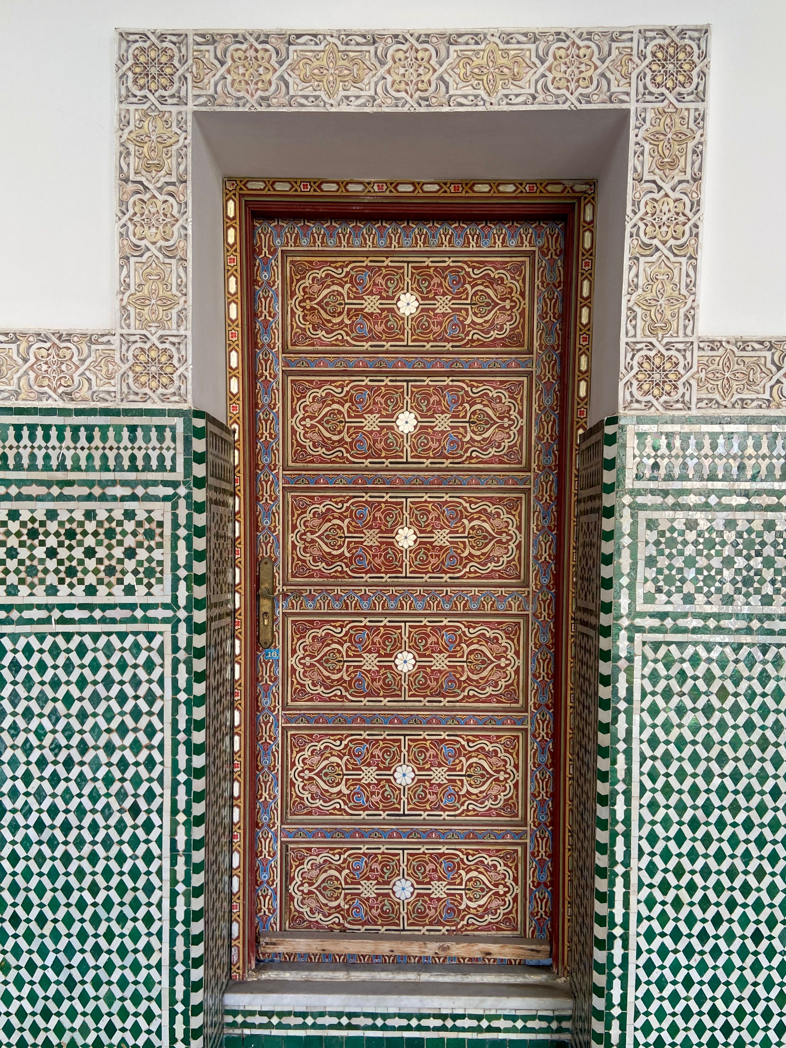 Intrikat Marockansk Dörr I Casablanca · Kostnadsfri bild
