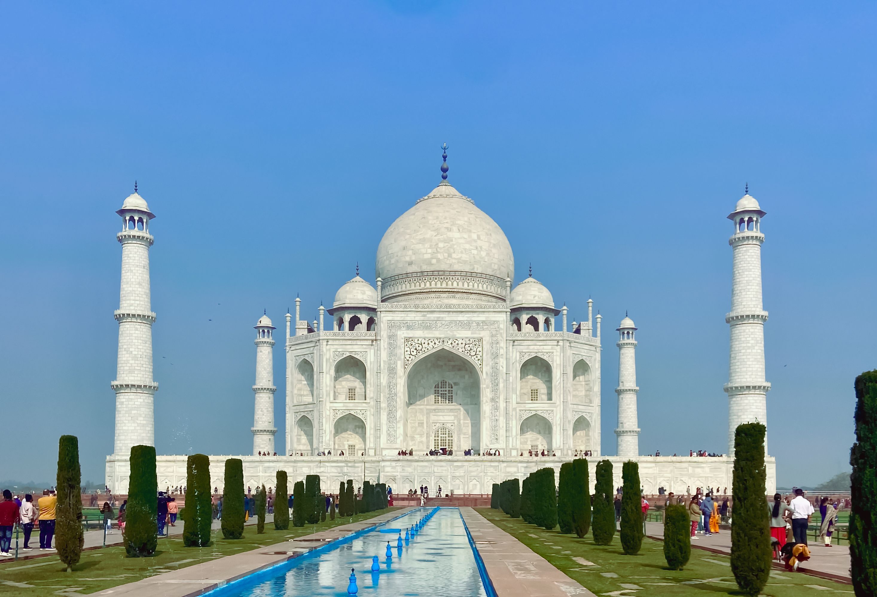 Majestic View of the Taj Mahal in Agra, India · Free Stock Photo