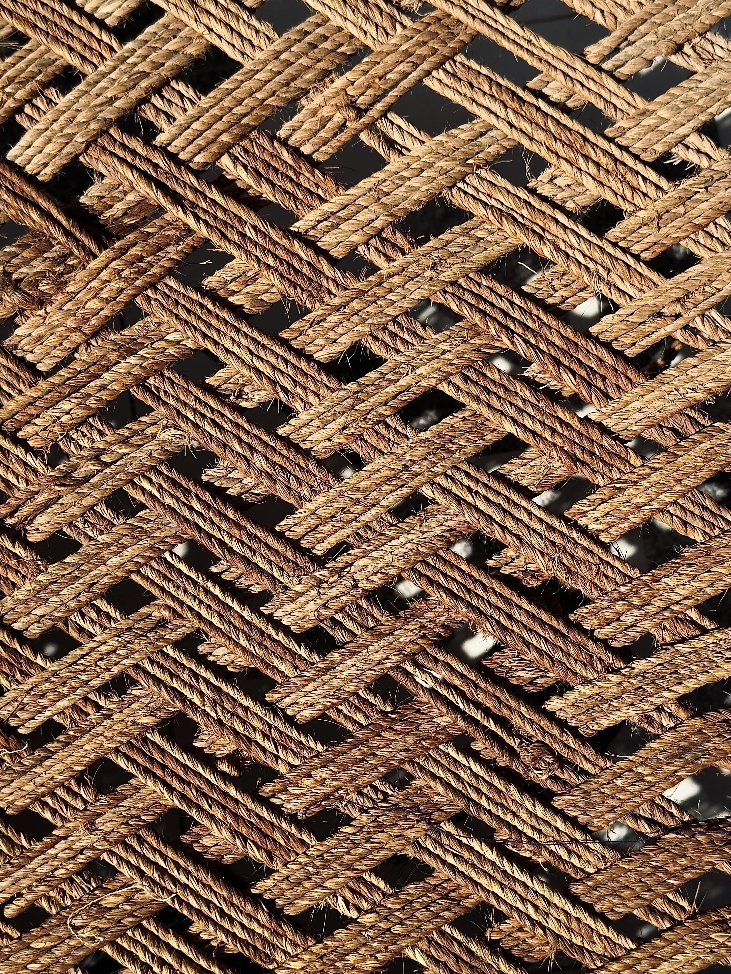 Intricate Woven Rope Pattern Texture from Pakistan · Free Stock Photo