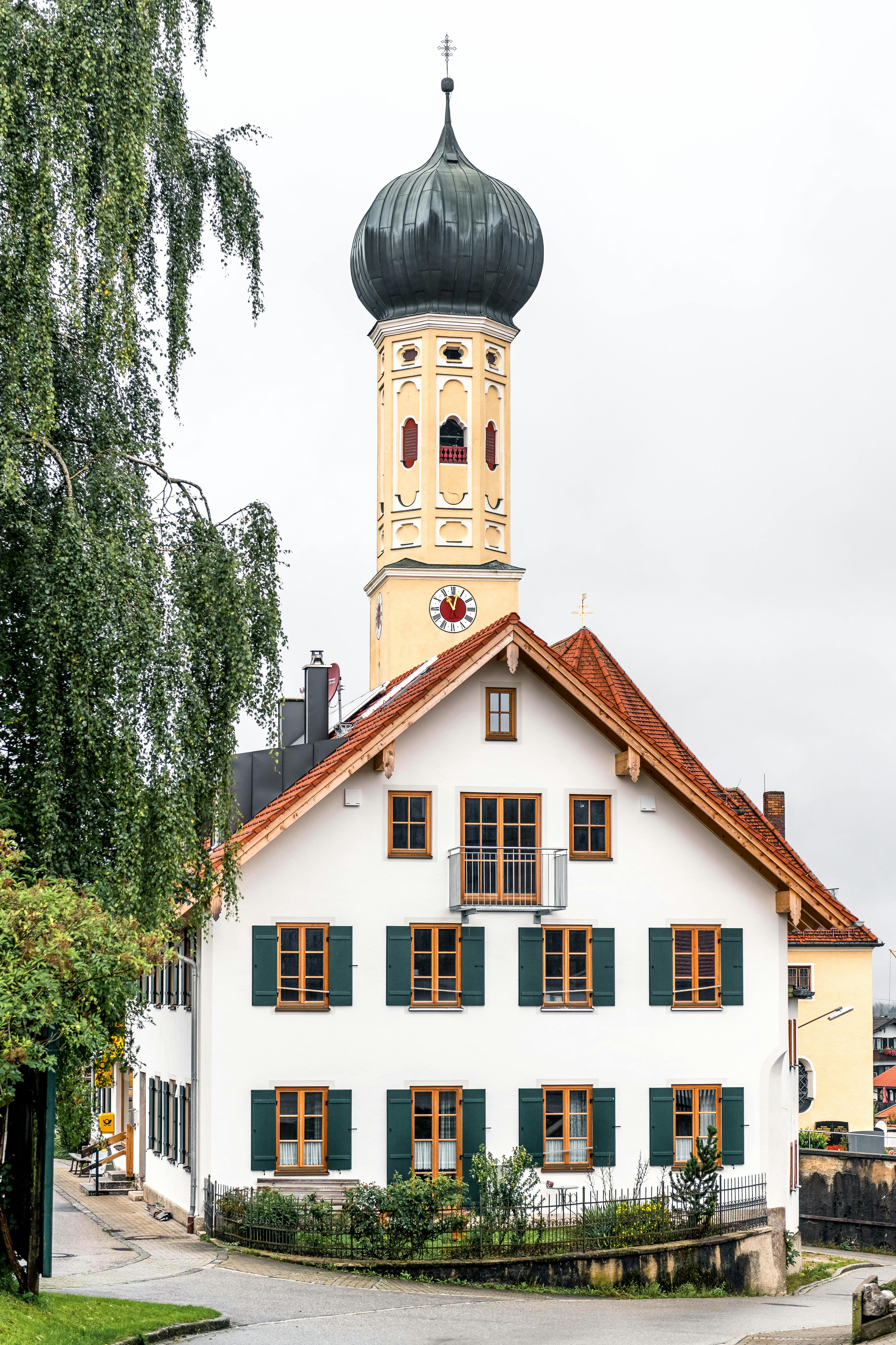 Bavarian Church with Onion Dome in Germany · Free Stock Photo