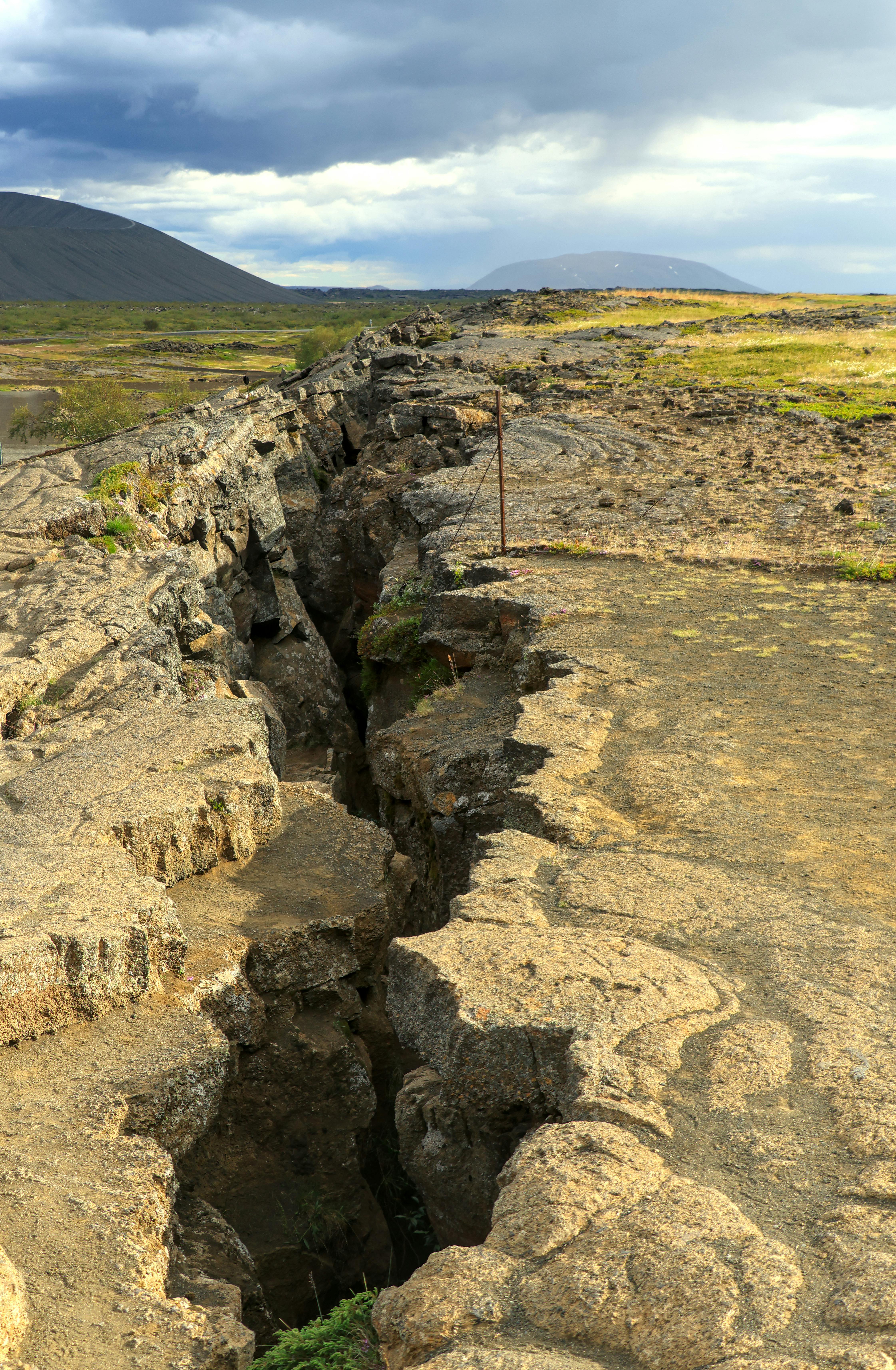 Dramatic Landscape of Island Geological Rift · Free Stock Photo