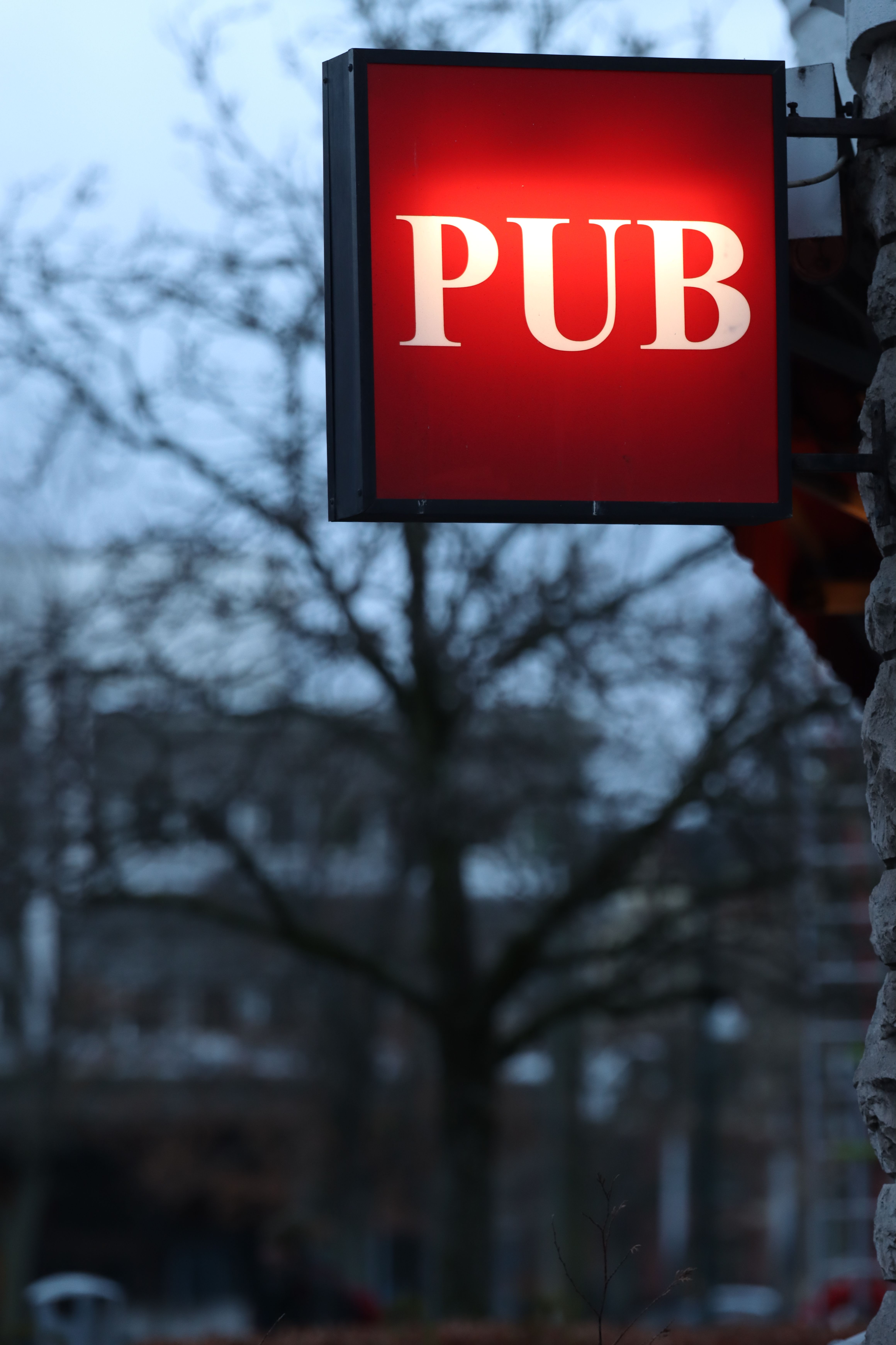 Illuminated Pub Sign in Malmö, Sweden · Free Stock Photo