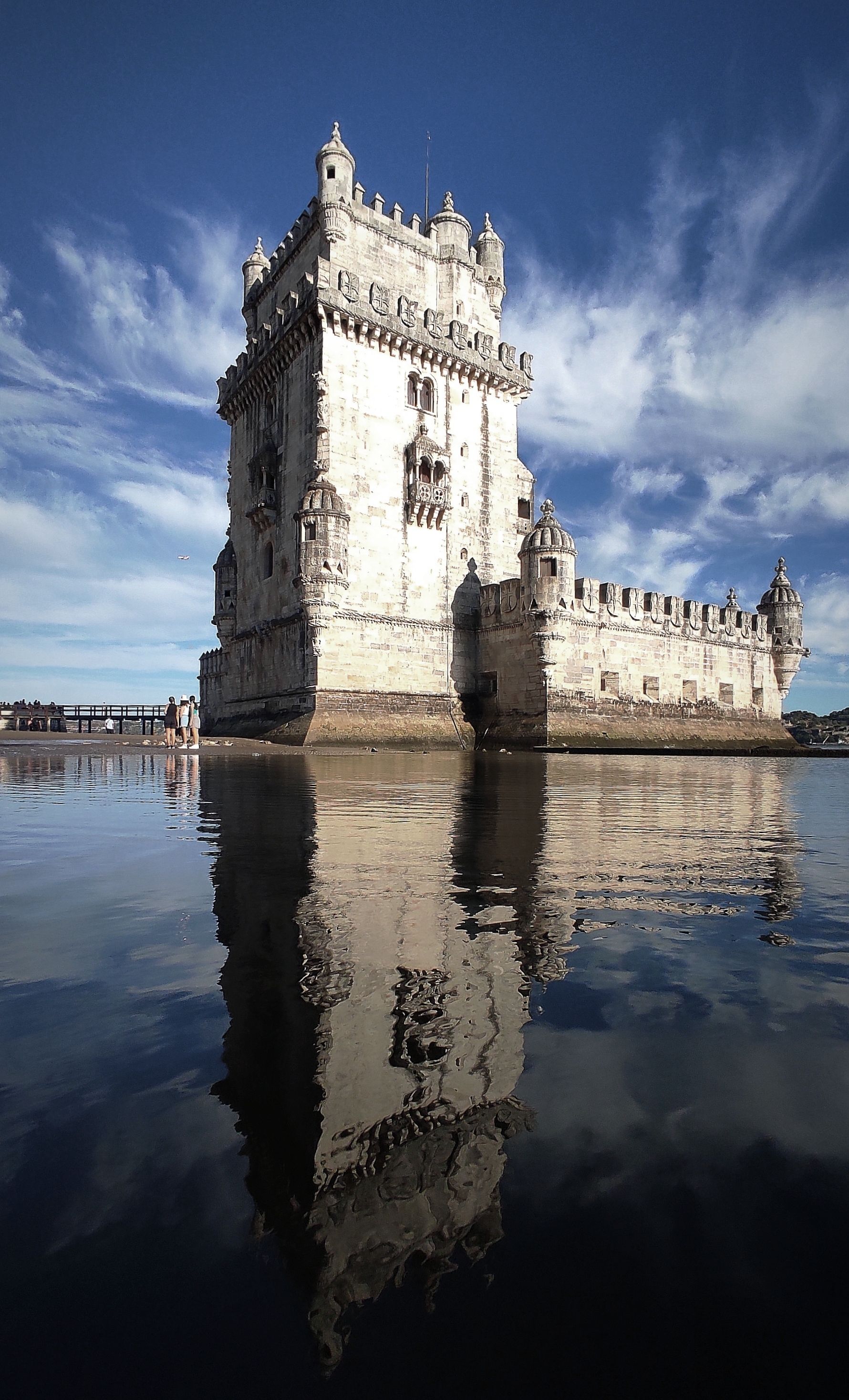 Stunning Reflection of the Belém Tower in Lisbon · Free Stock Photo