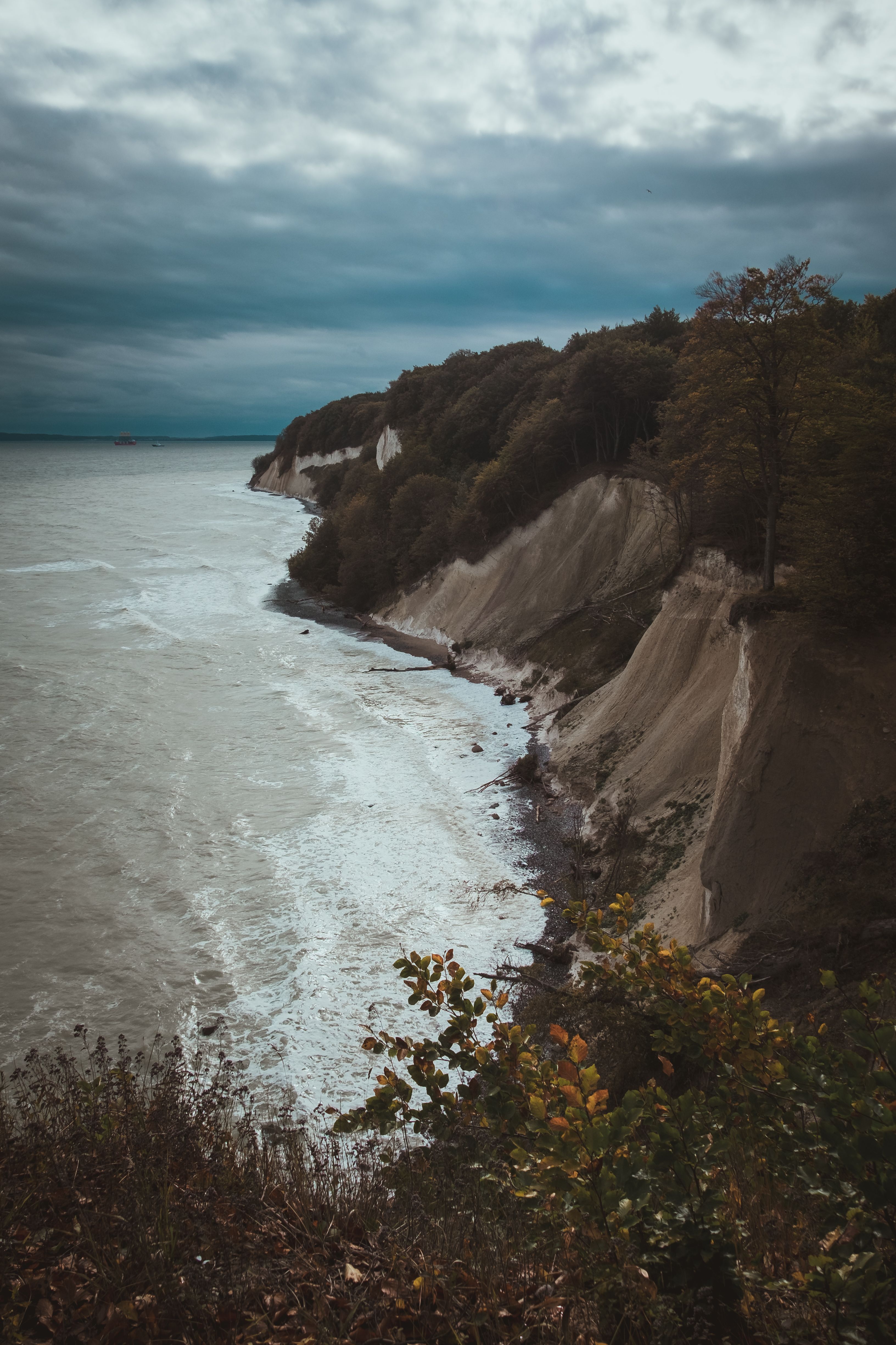 Dramatic Autumn Cliffs Along German Coastline · Free Stock Photo