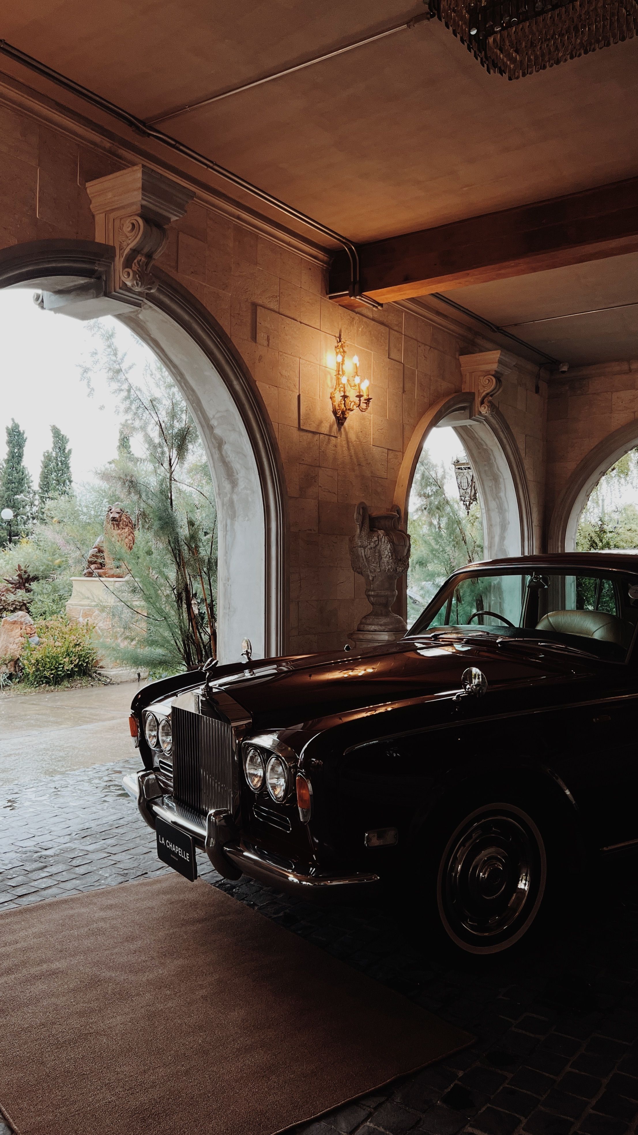Vintage Luxury Car in Elegant Indoor Setting · Free Stock Photo