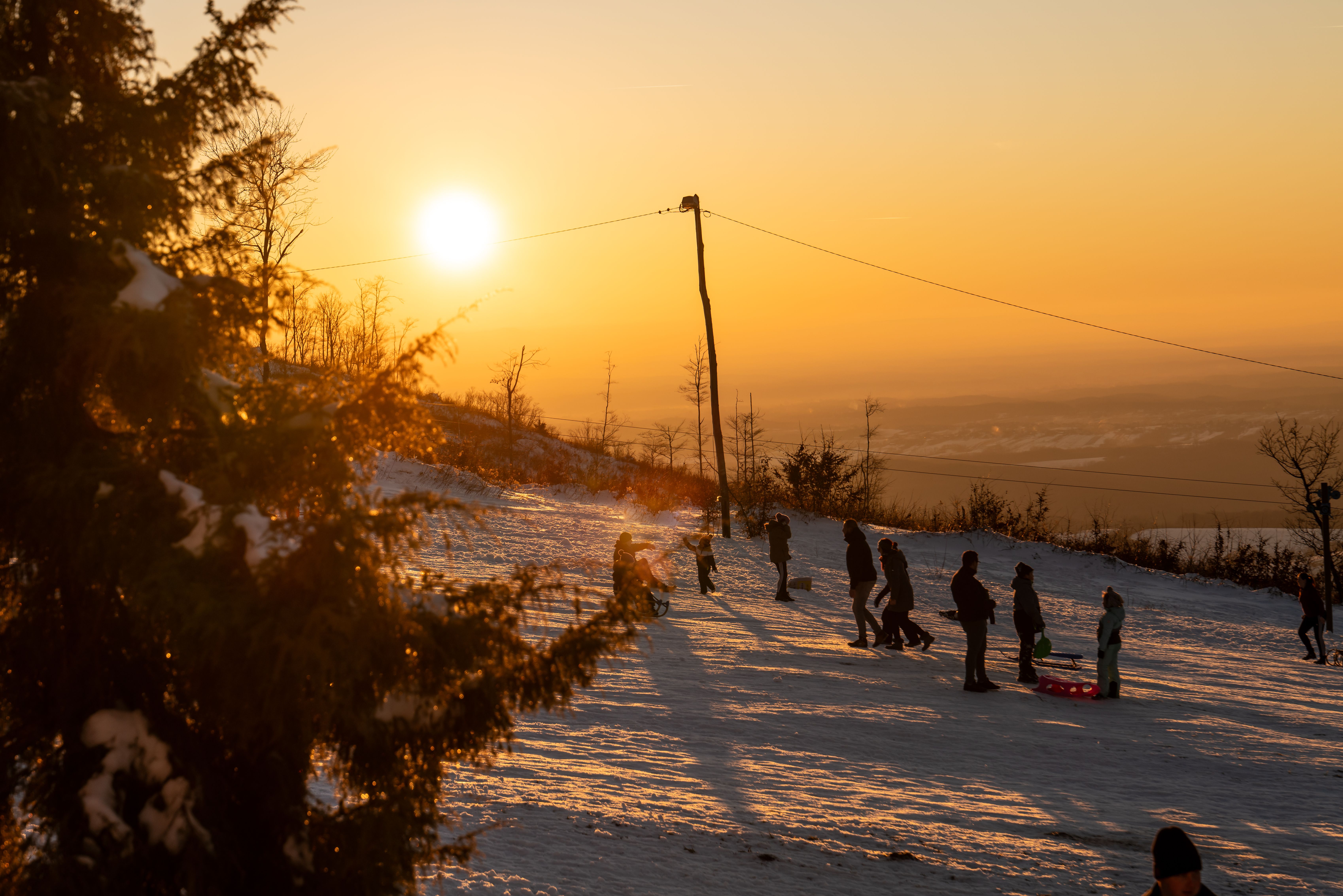Winter Scenes Sunset Photos, Download The BEST Free Winter Scenes ...
