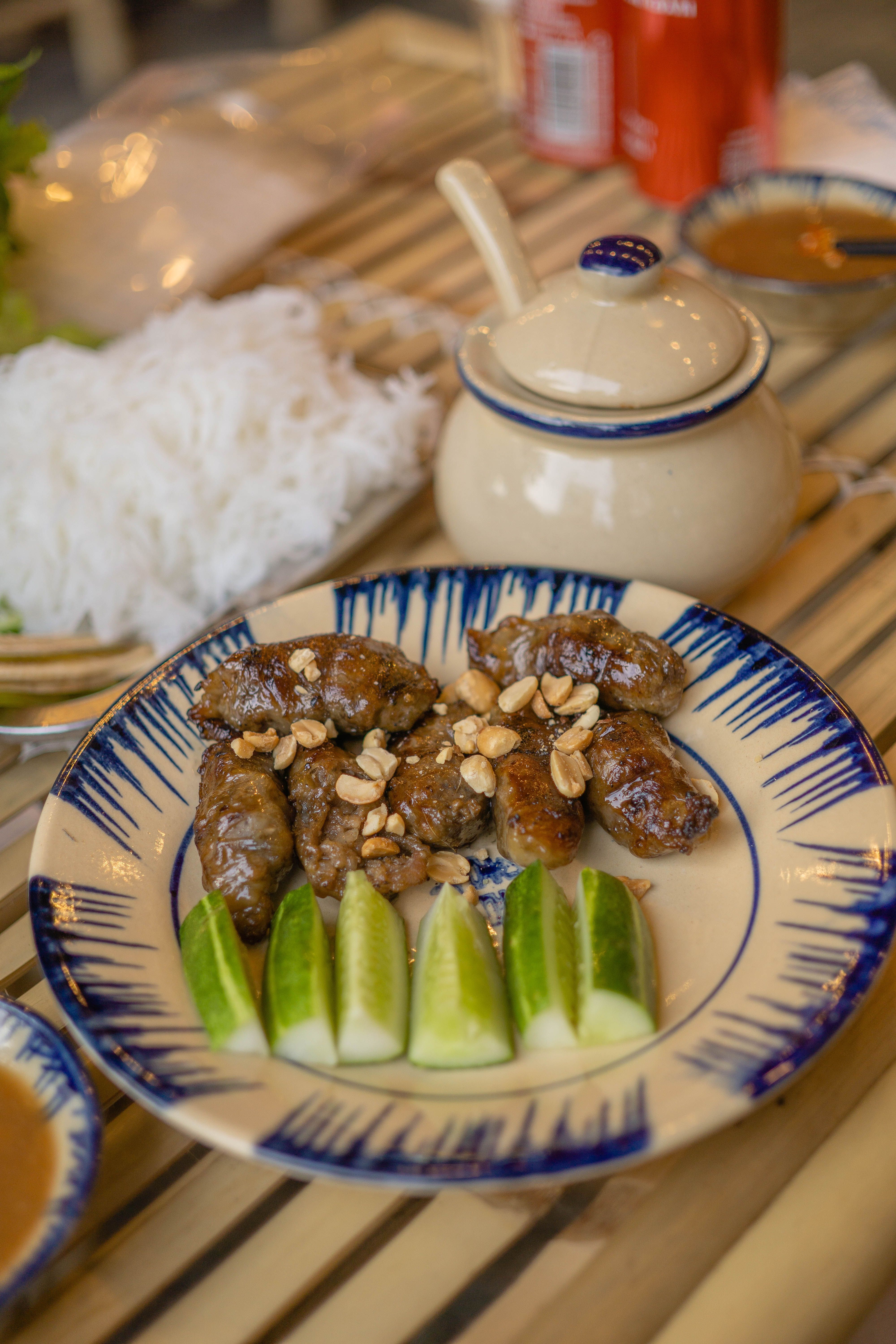 Traditional Vietnamese Beef Wrapped in Betel Leaves · Free Stock Photo