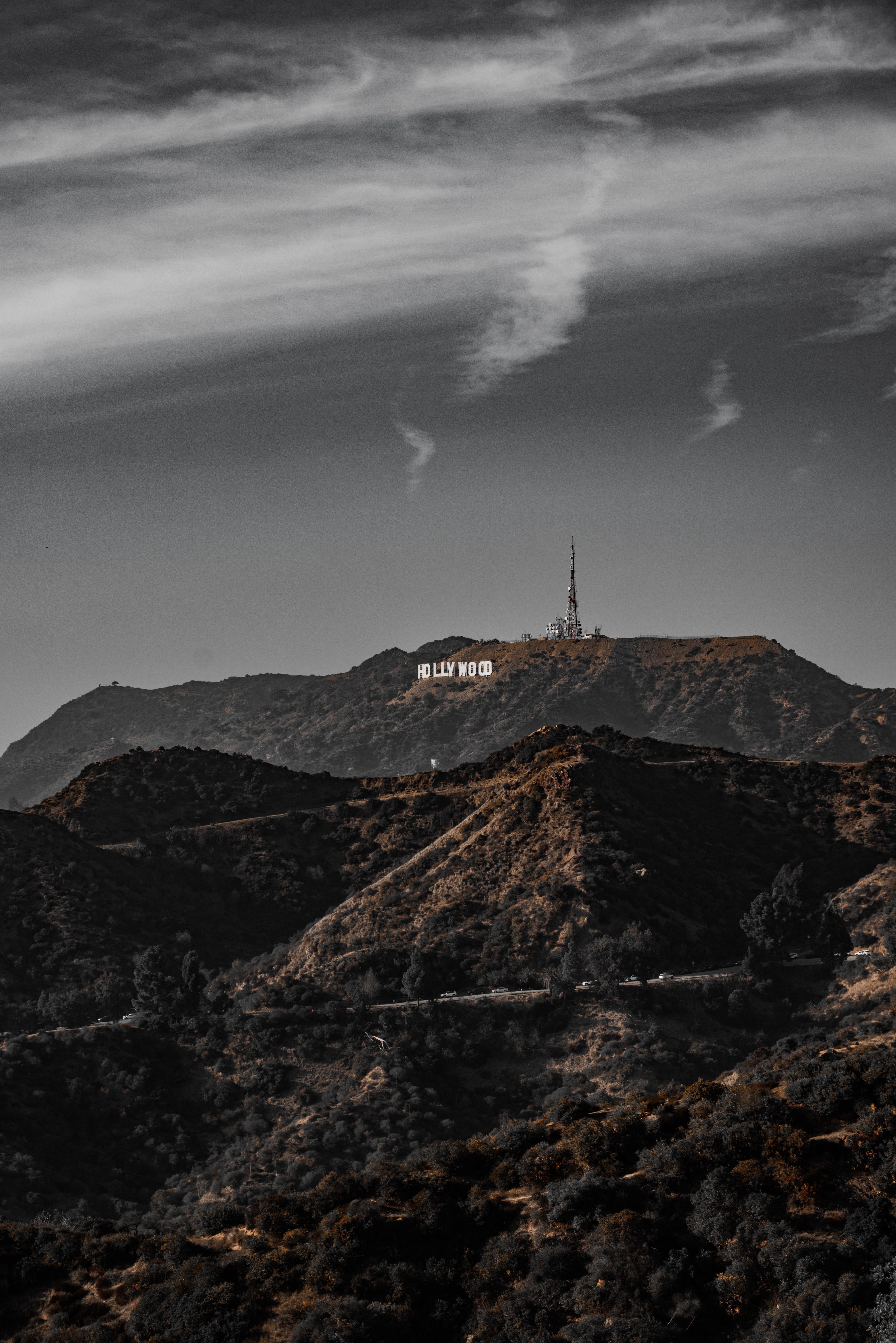 Iconic Hollywood Sign in Los Angeles Landscape · Free Stock Photo