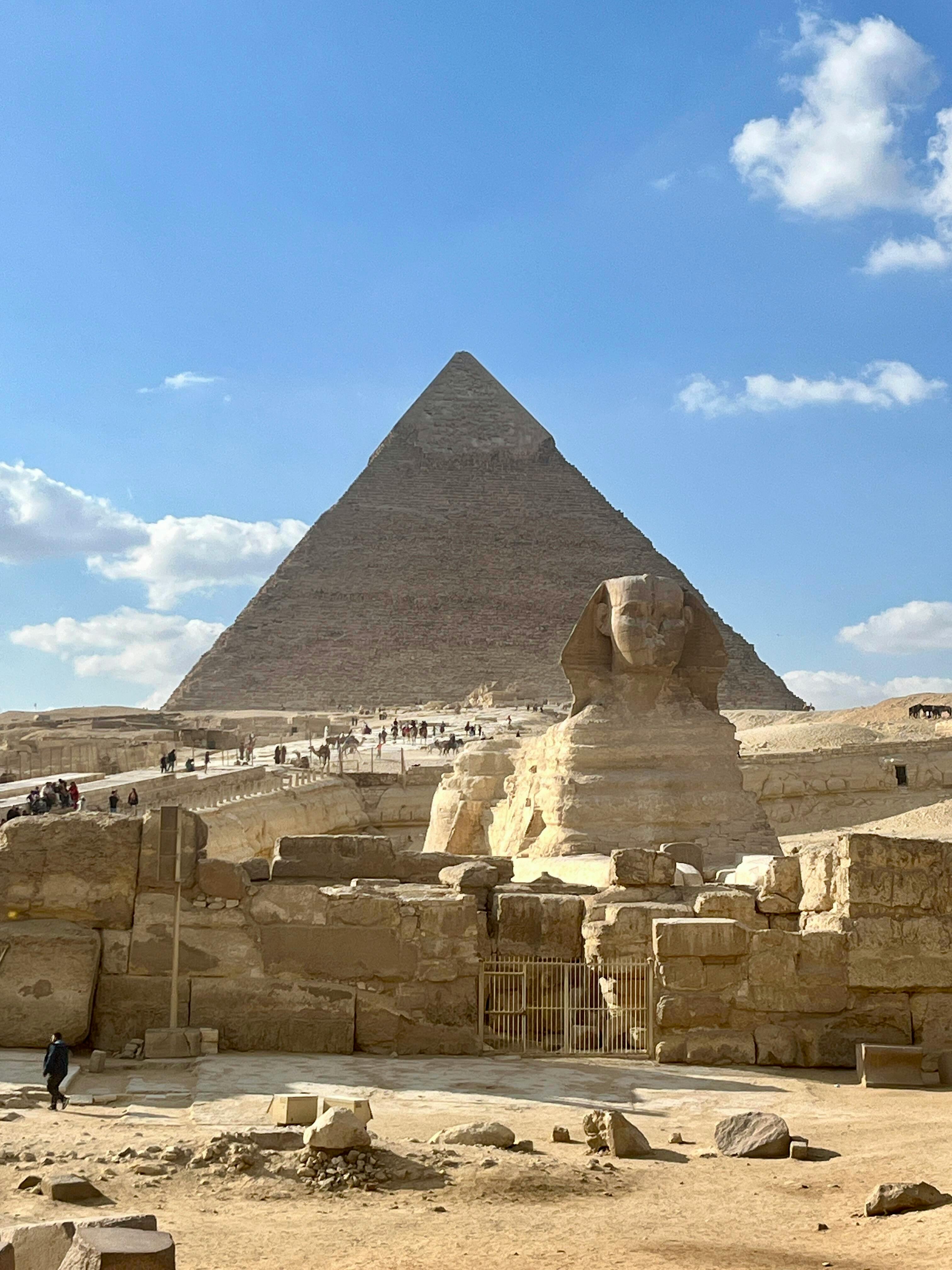 Majestuosa Vista De Las Pirámides De Giza, Egipto · Foto de stock gratuita