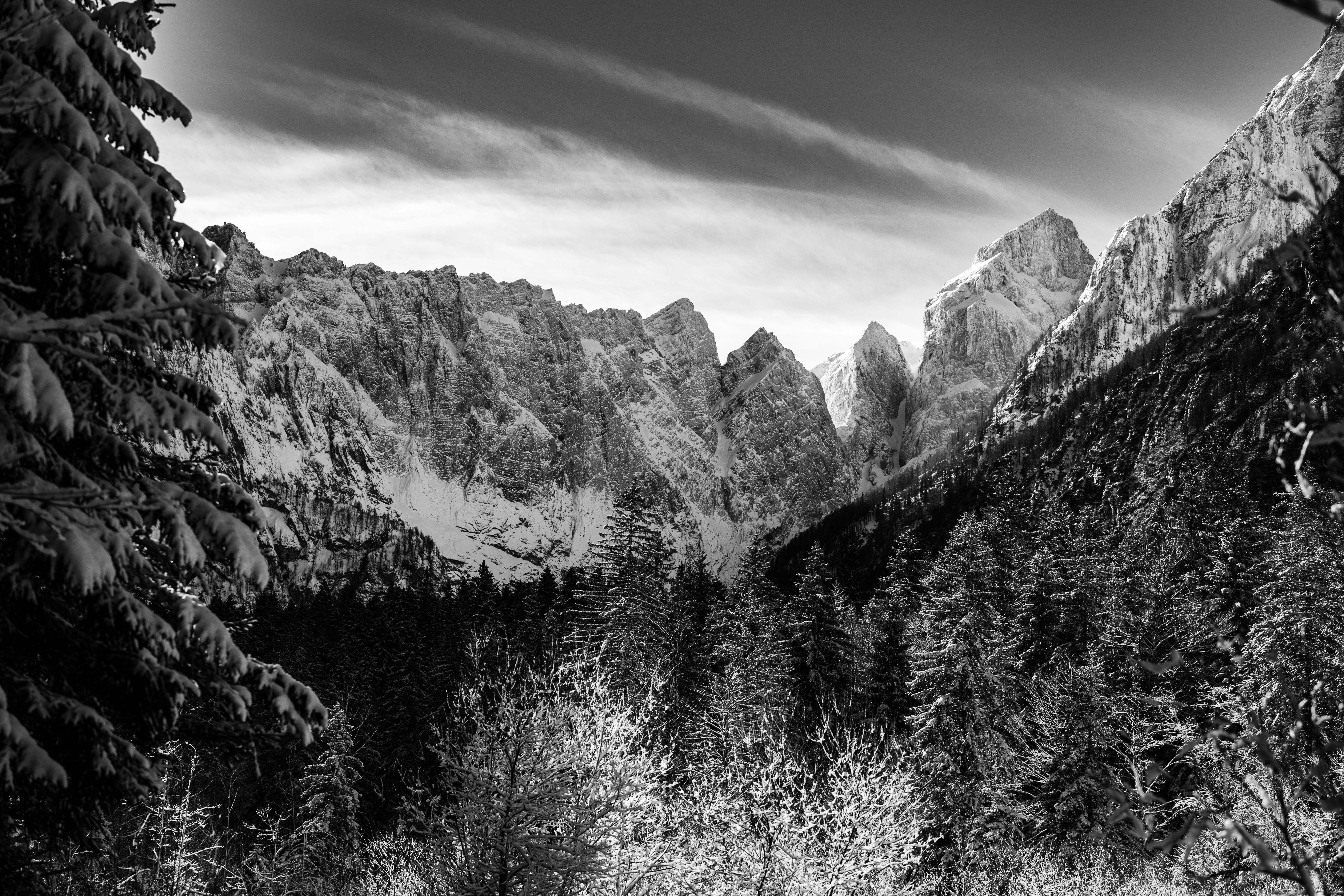 Dramatic Winter Landscape in Planica, Slovenia · Free Stock Photo