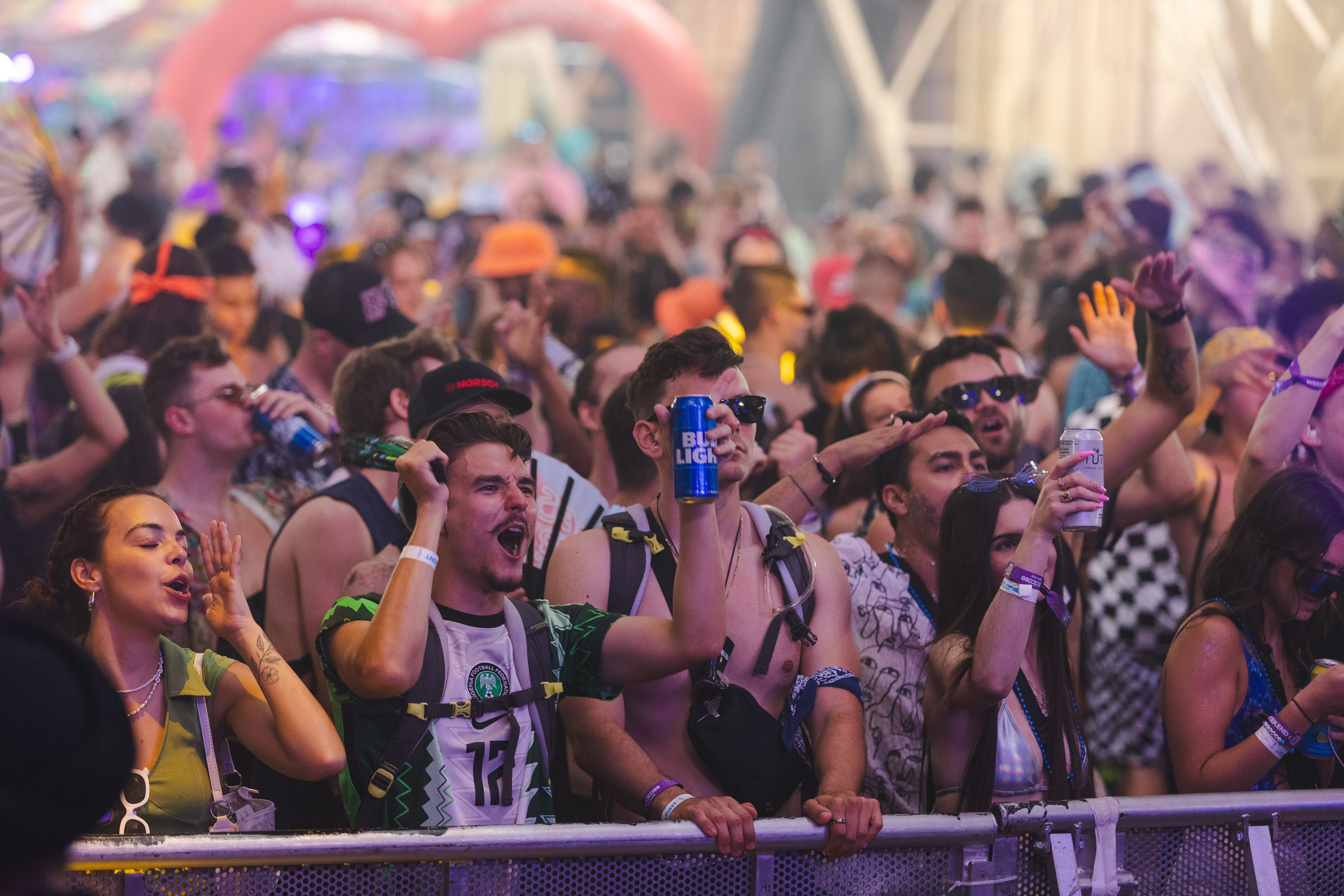 Vibrant Music Festival Crowd Enjoying Concert · Free Stock Photo