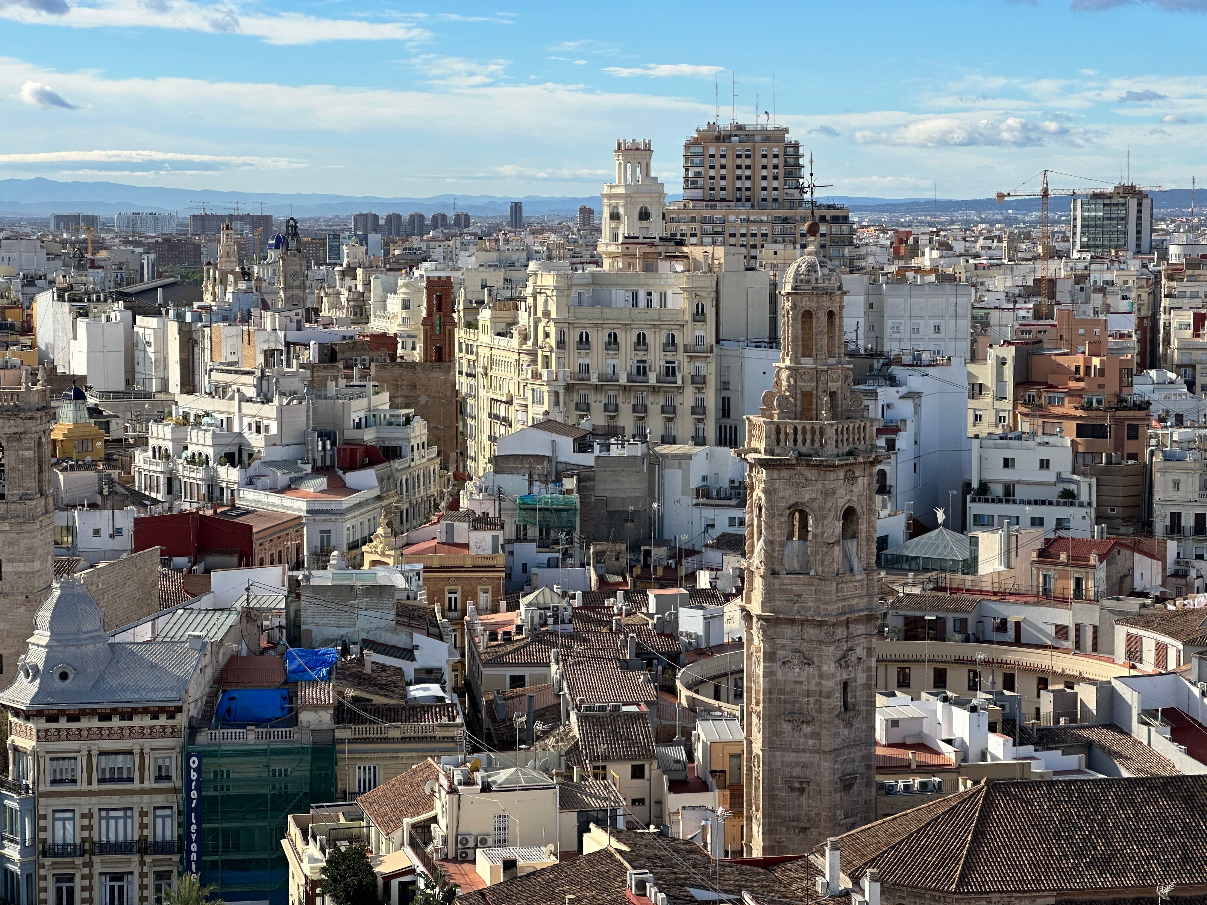 Stunning Aerial View of Valencia Cityscape · Free Stock Photo