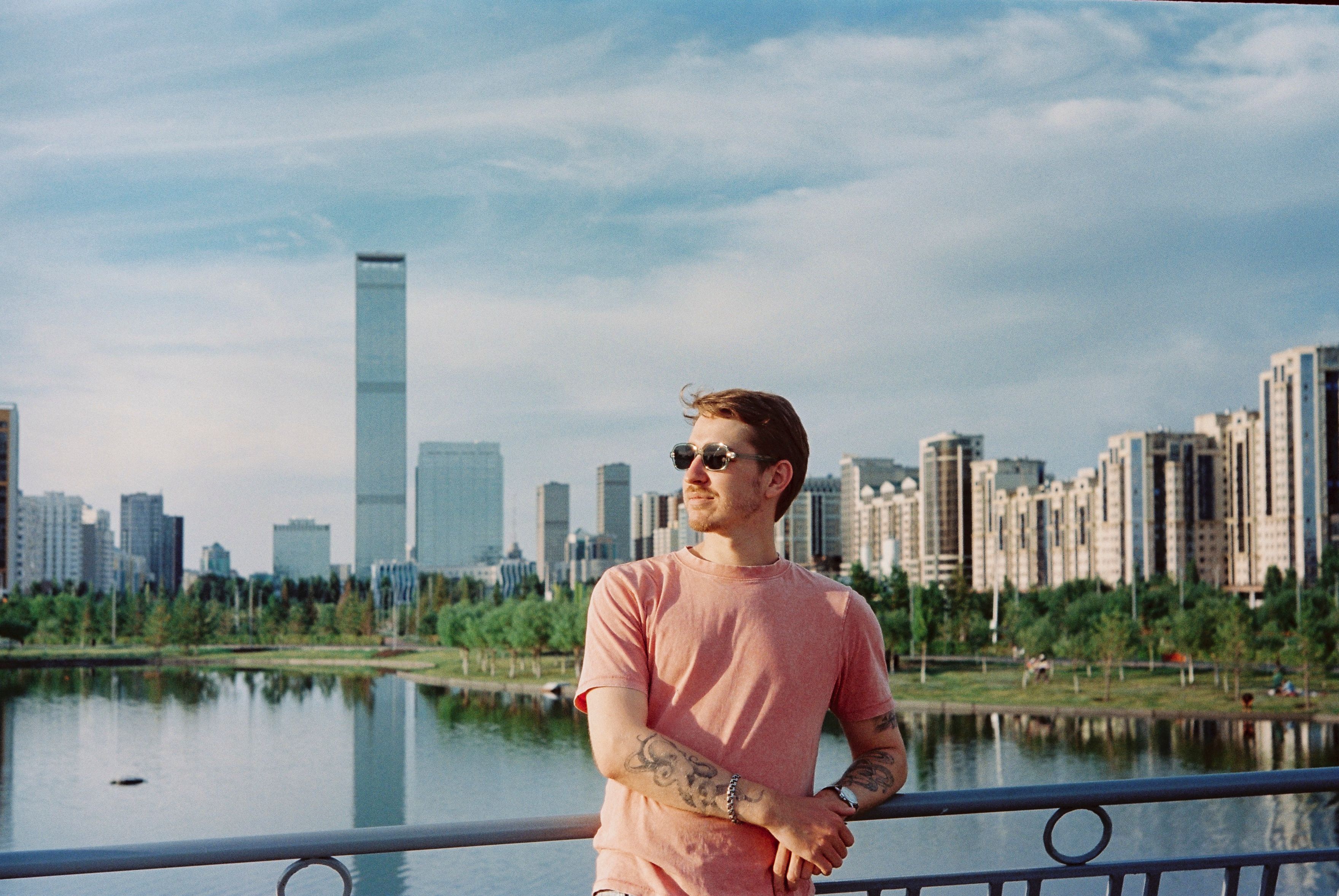 Landscape With A Far City And A Man Photos, Download The BEST Free ...