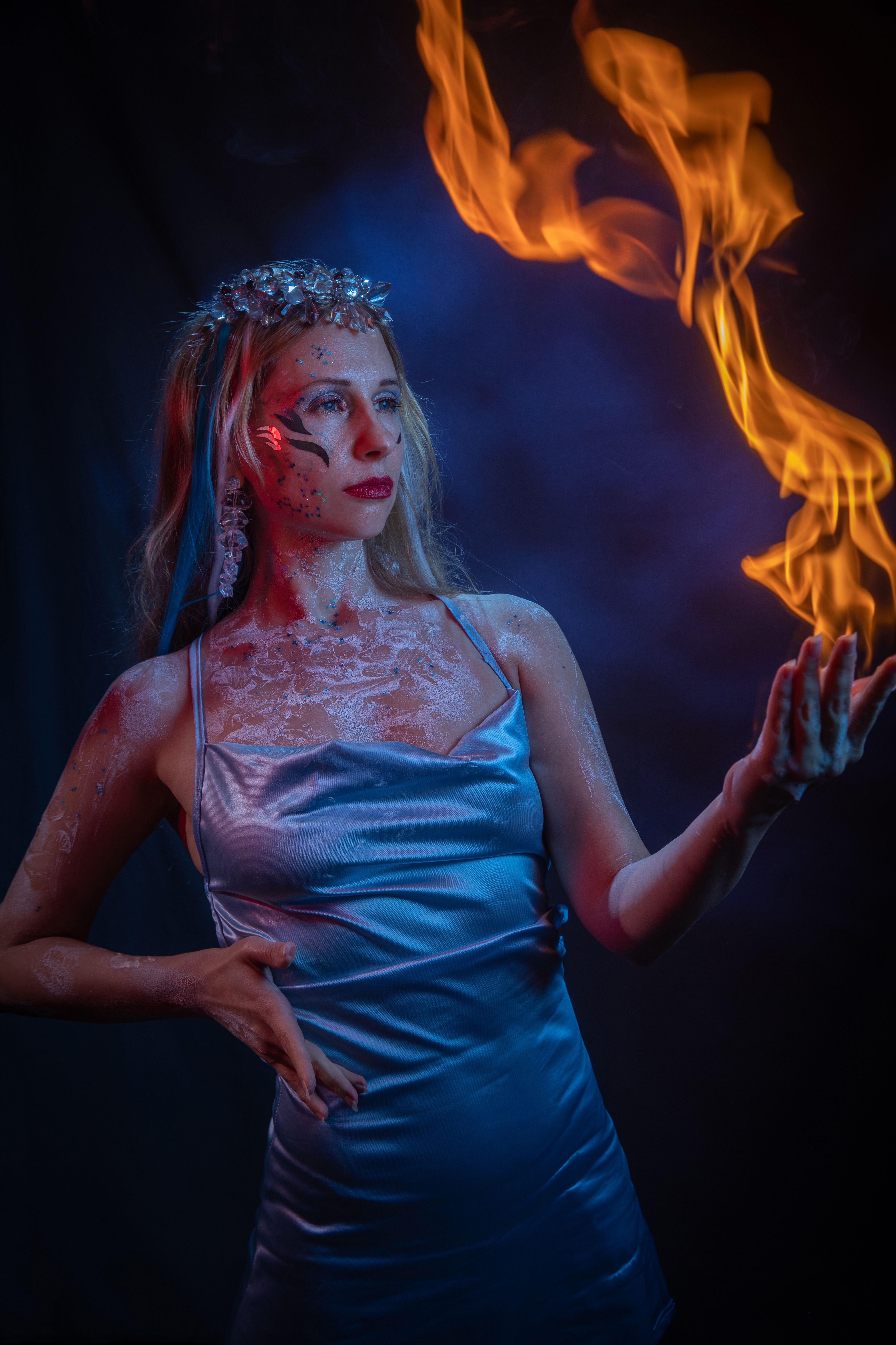 Blue Fire Magician Photos, Download The BEST Free Blue Fire Magician ...