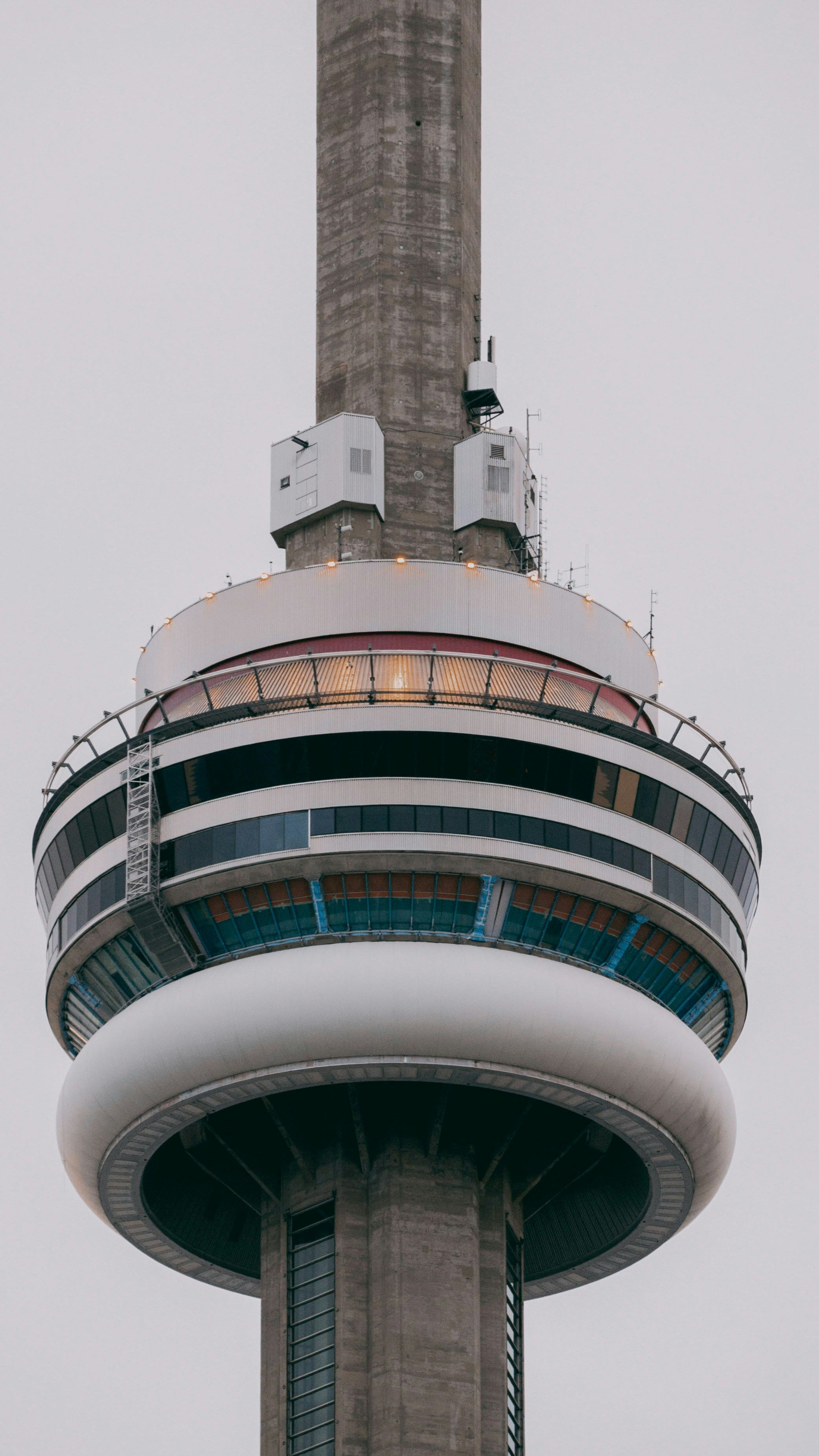 Close-up of CN Tower Observation Deck in Toronto · Free Stock Photo