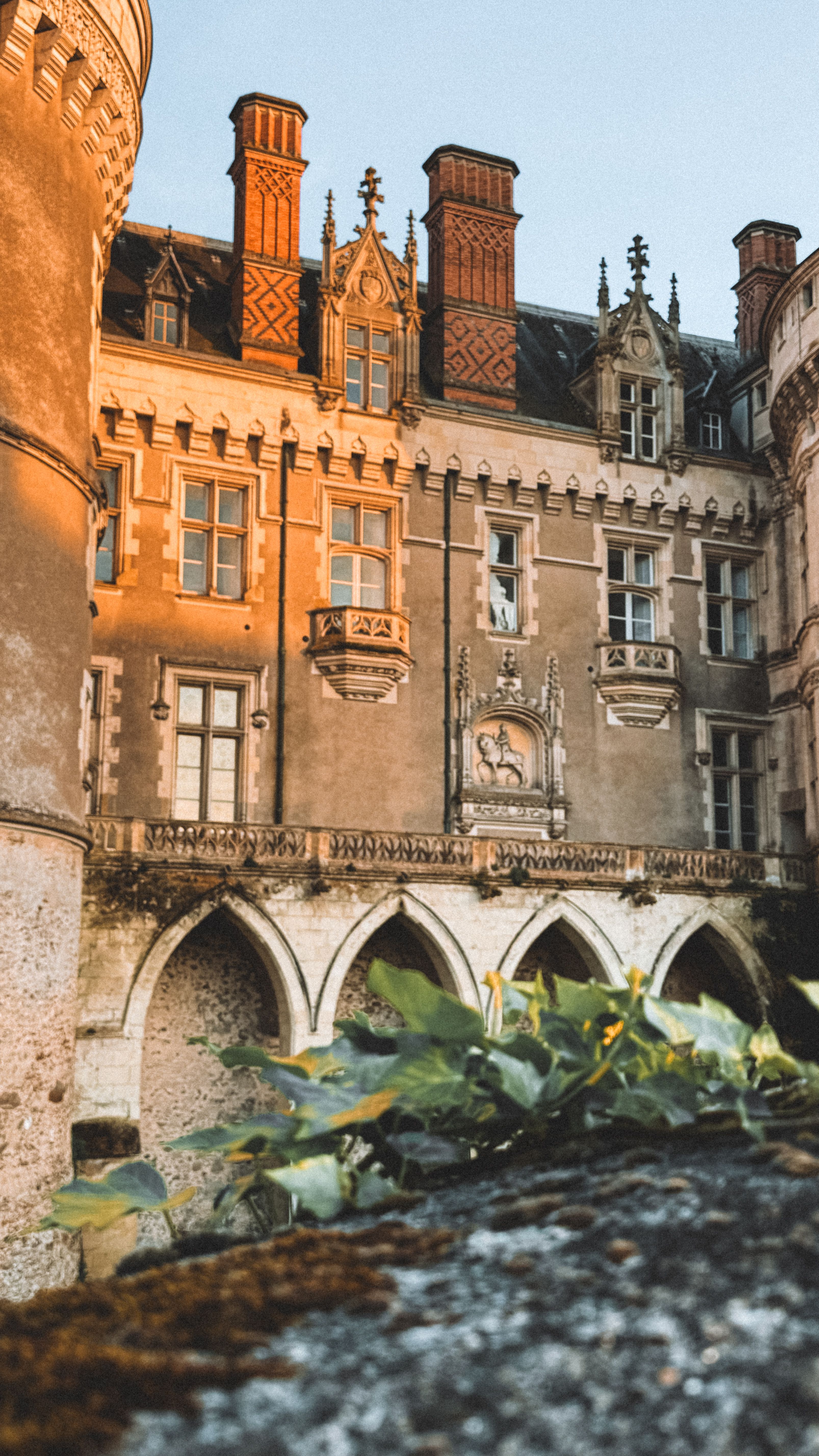 Enchanting French Castle at Golden Hour · Free Stock Photo