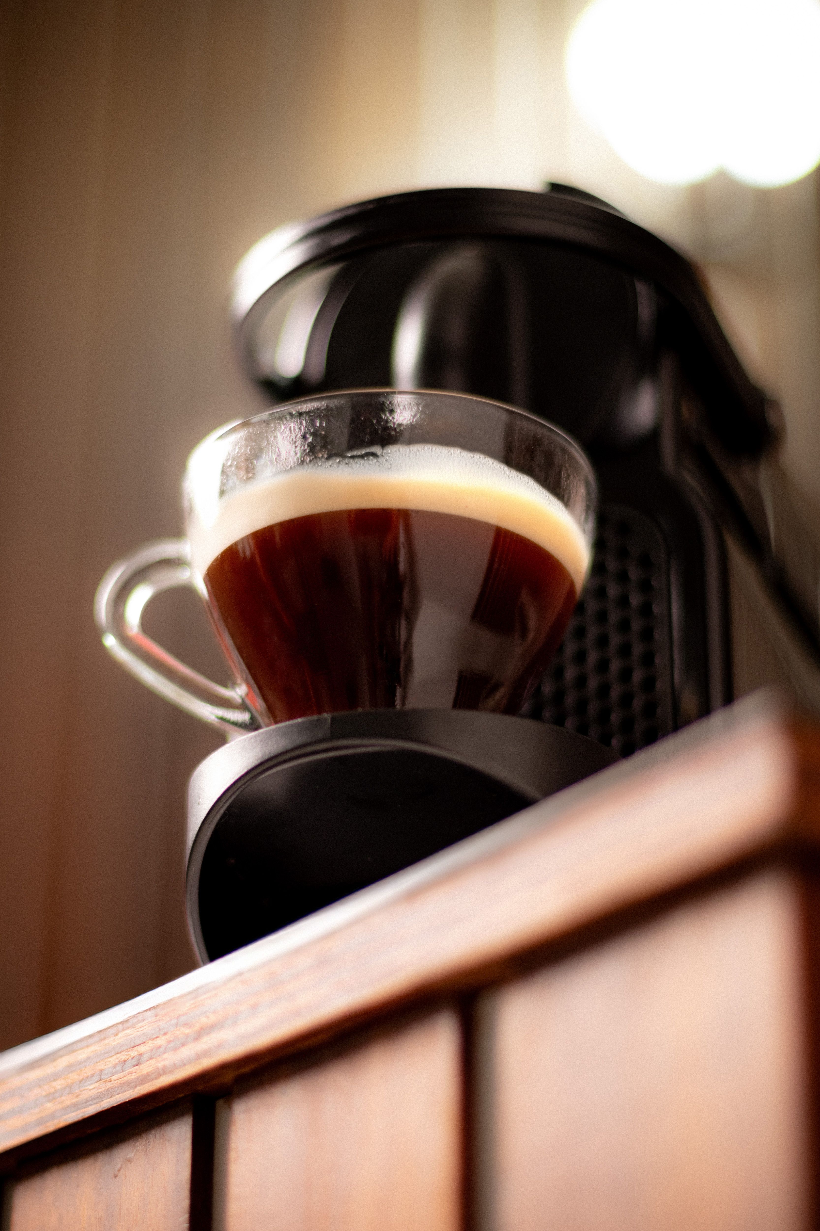 Elegant Espresso Coffee From Sleek Machine · Free Stock Photo