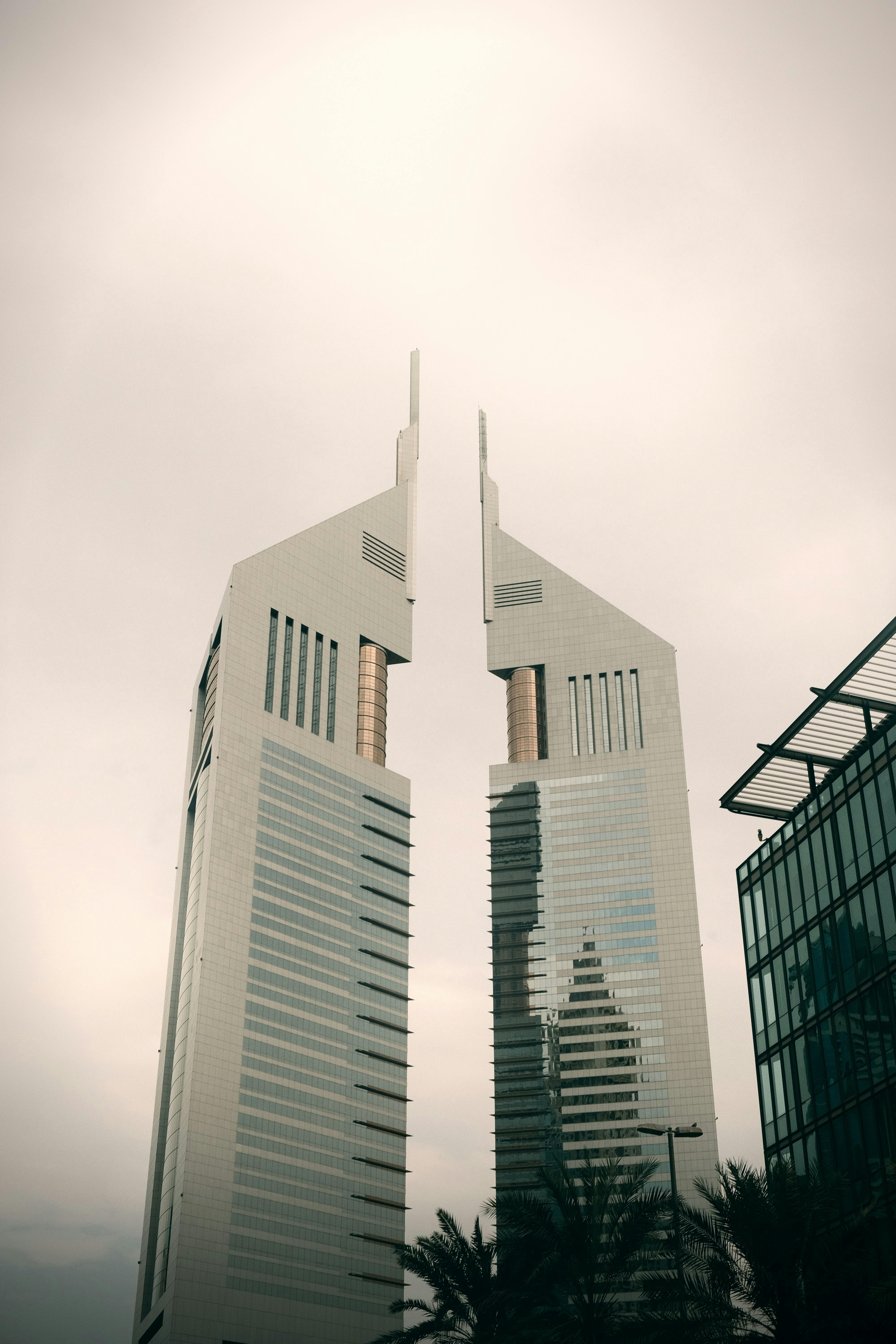 Iconic Dubai Emirates Towers Architecture · Free Stock Photo