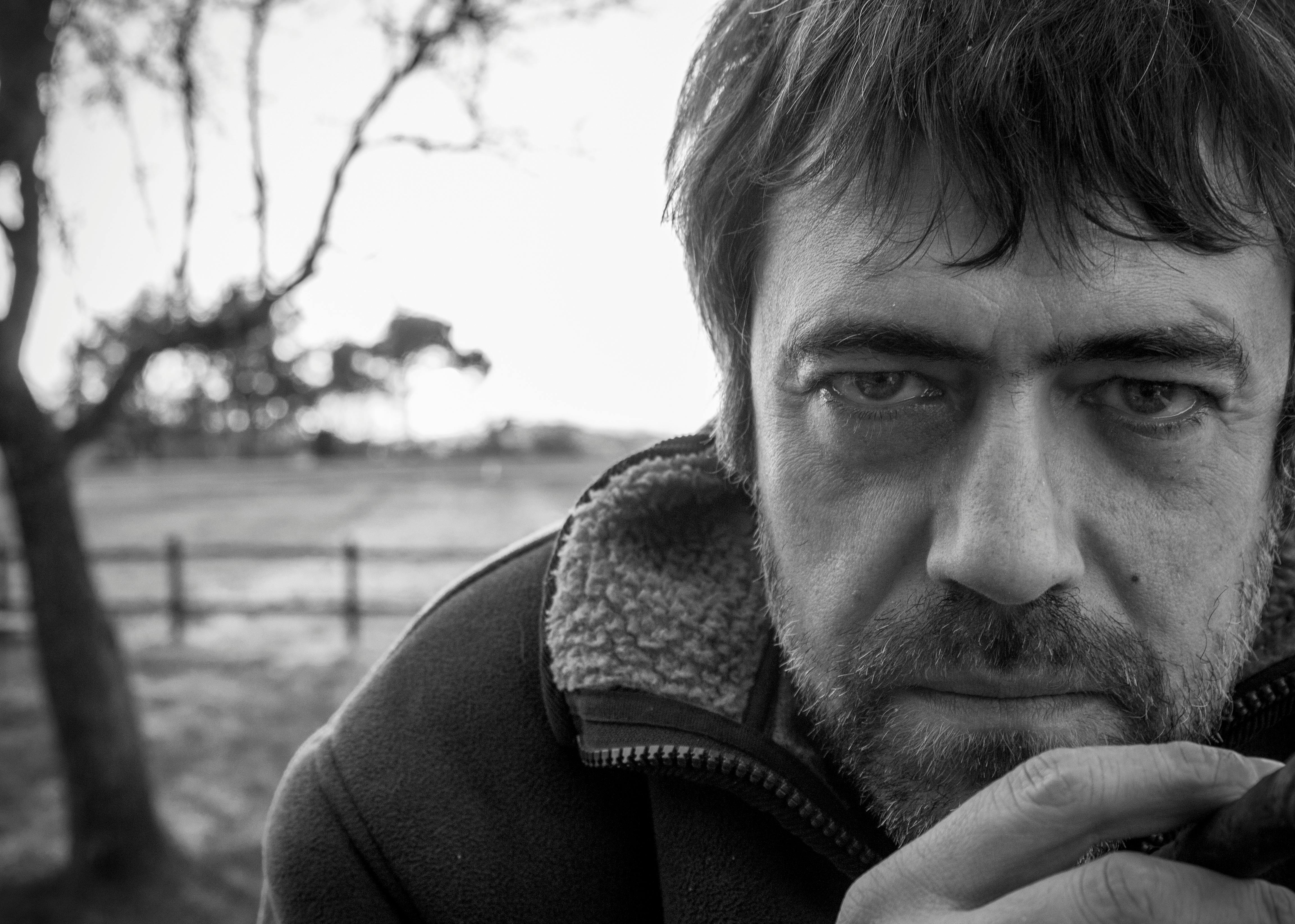 Introspective Portrait of a Contemplative Man · Free Stock Photo