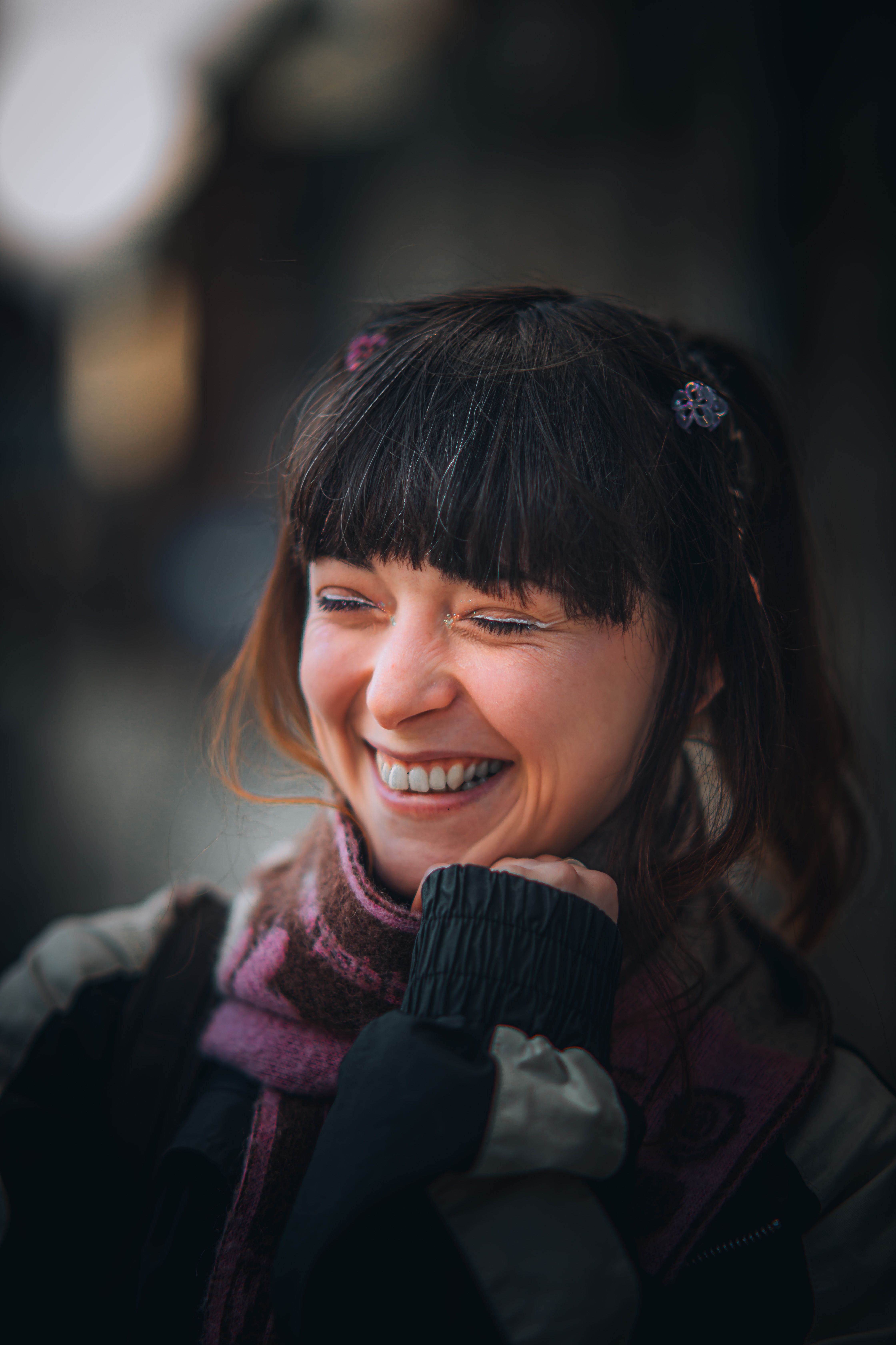 Androgynous Person Laughing Candid Photos, Download The BEST Free ...