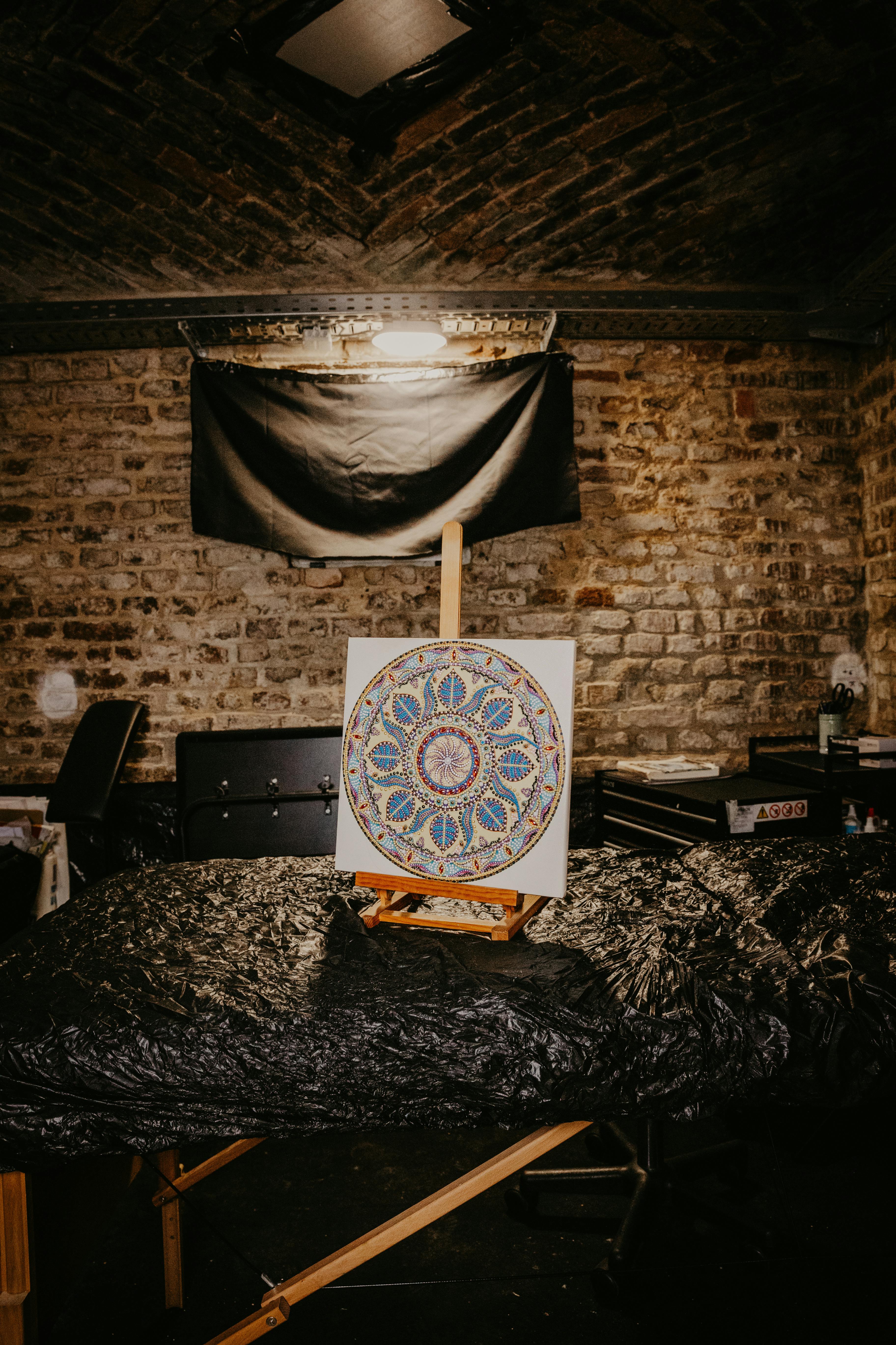 Mandala Art in Rustic Tattoo Studio Berlin · Free Stock Photo