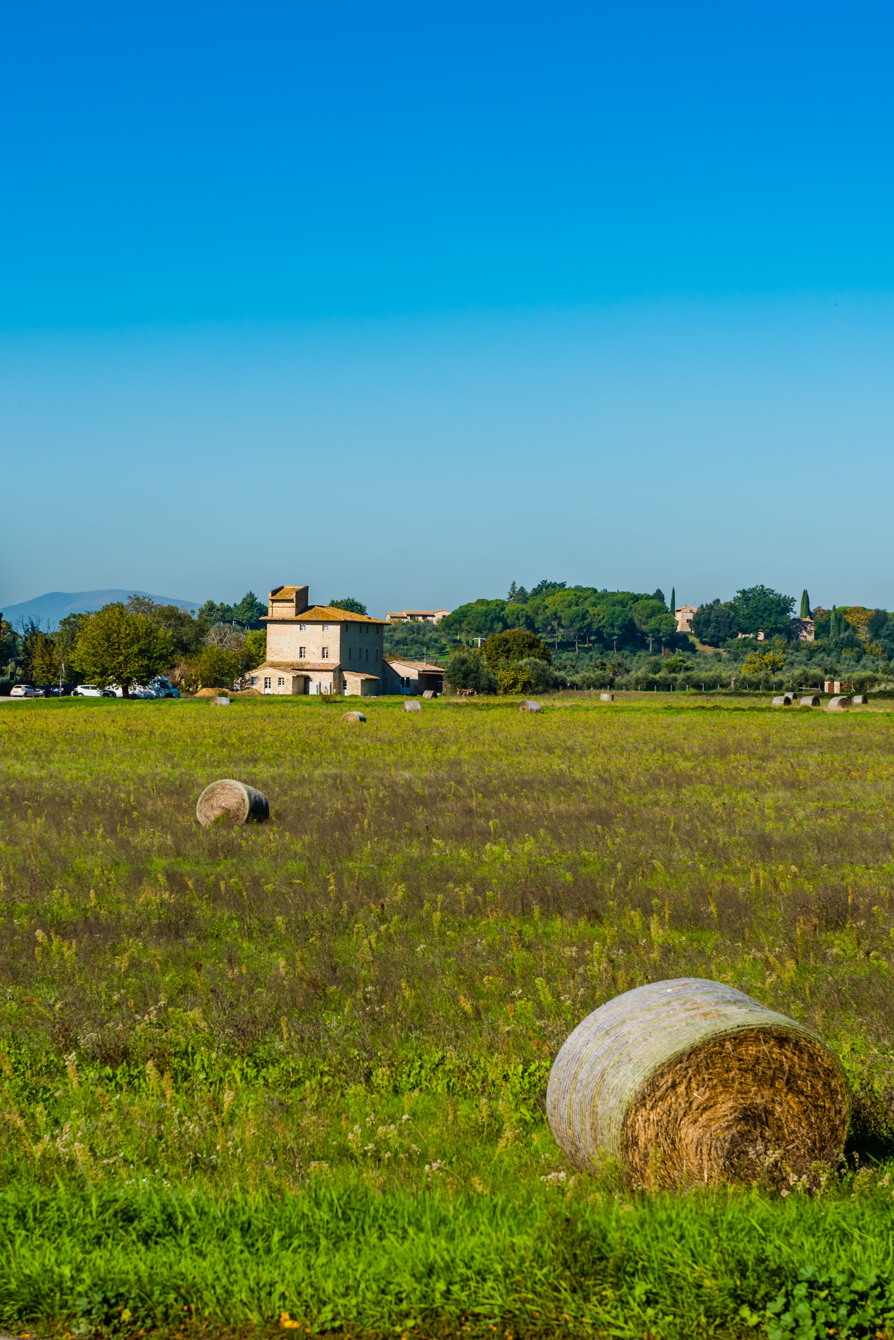Scenic View of Italian Countryside near Assisi · Free Stock Photo