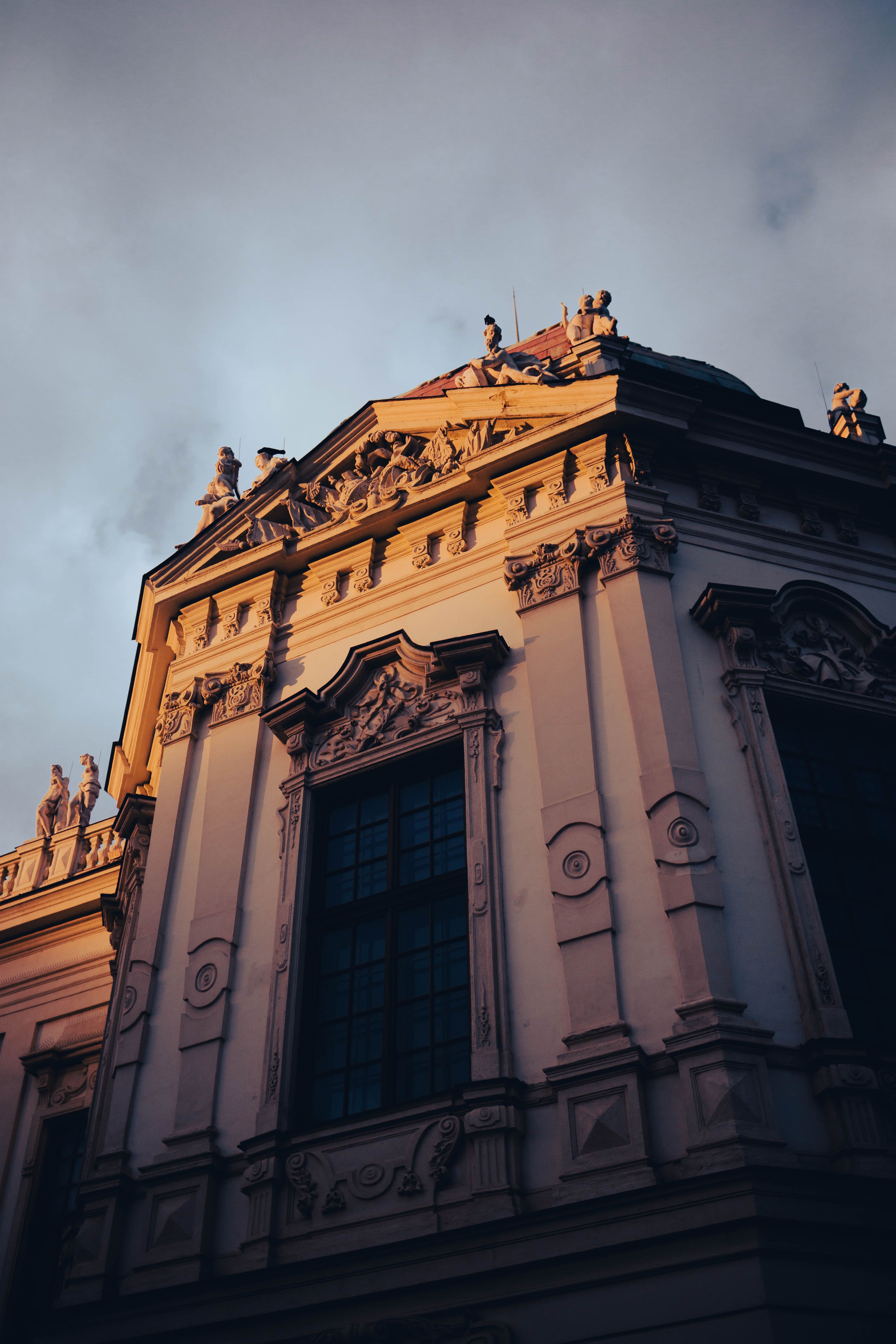 Ornate Baroque Architecture in Vienna Sunset · Free Stock Photo