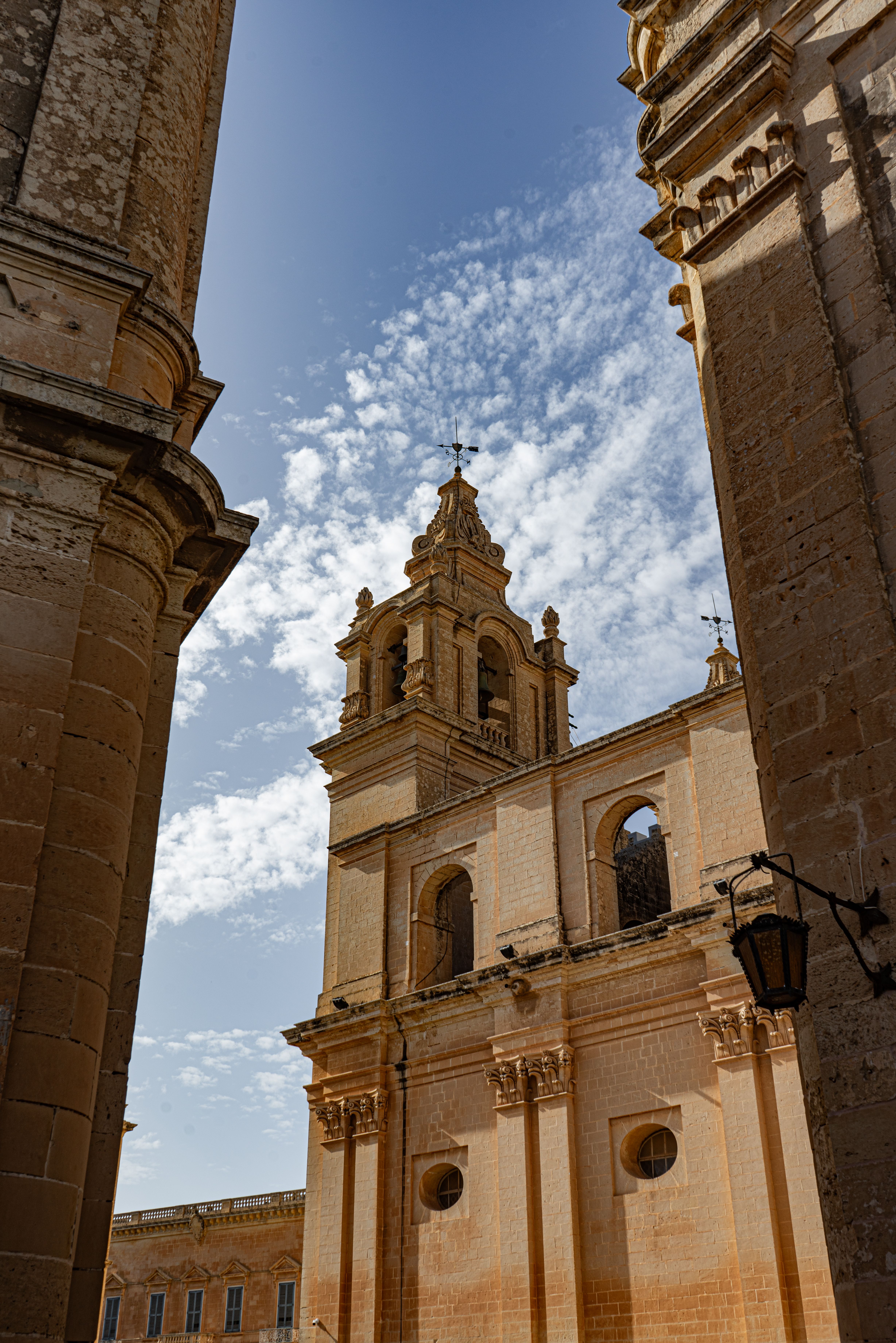 Historic Maltese Church Against Blue Sky · Free Stock Photo