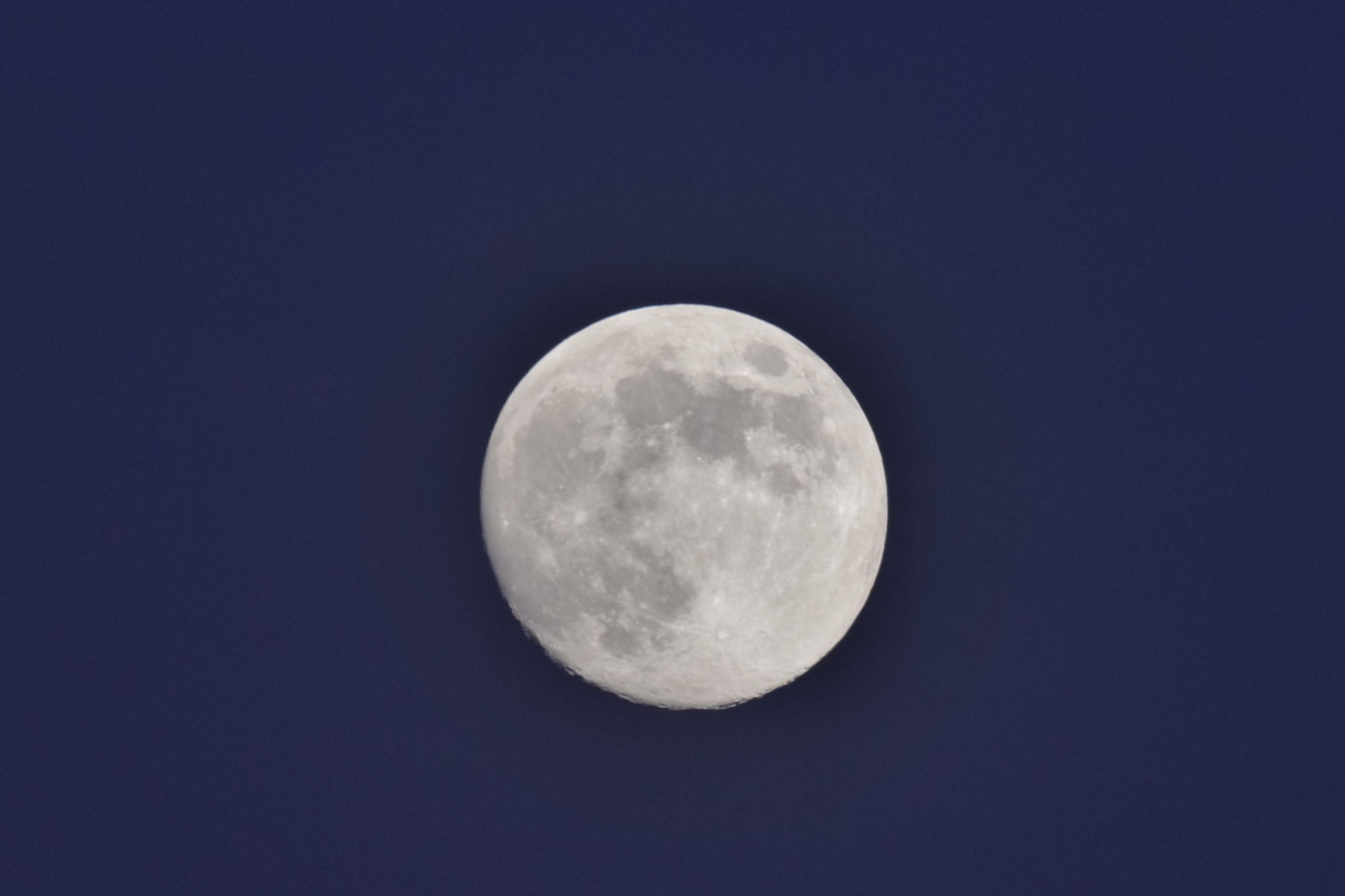 Full Moon Against Clear Night Sky in Sweden · Free Stock Photo