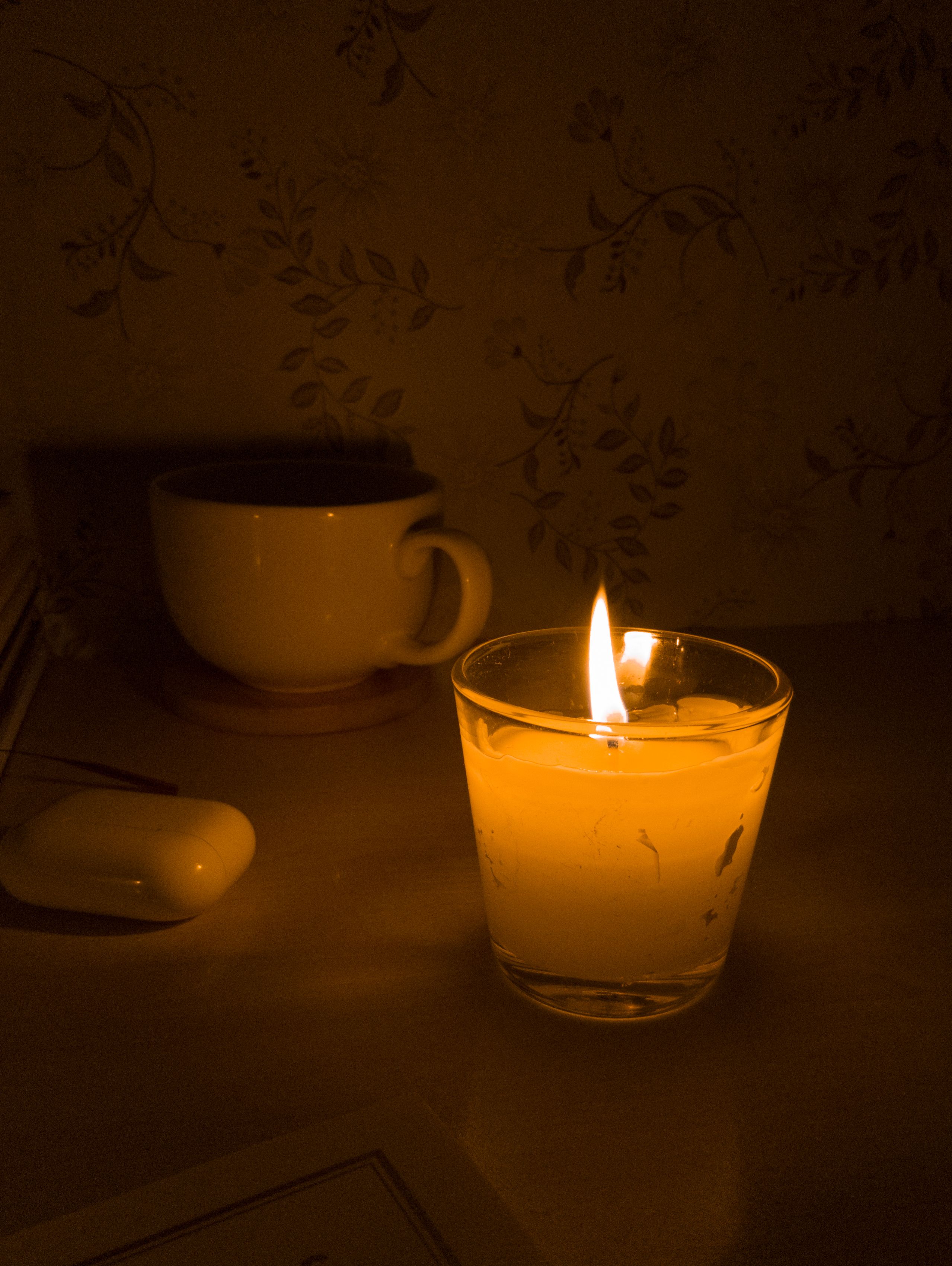 Cozy Candlelit Evening Indoors · Free Stock Photo