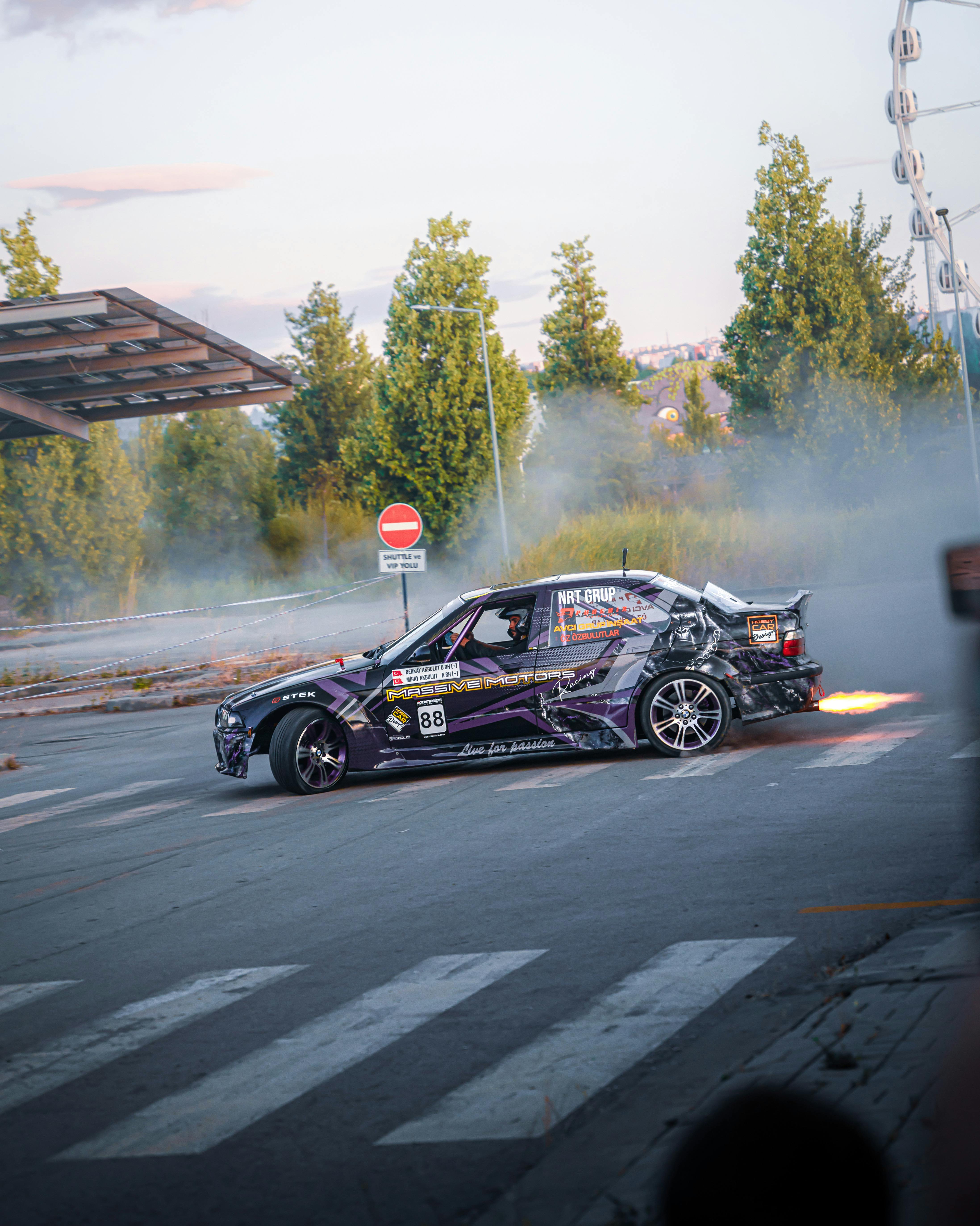 High-Speed Drift Action in Ankara Türkiye · Free Stock Photo