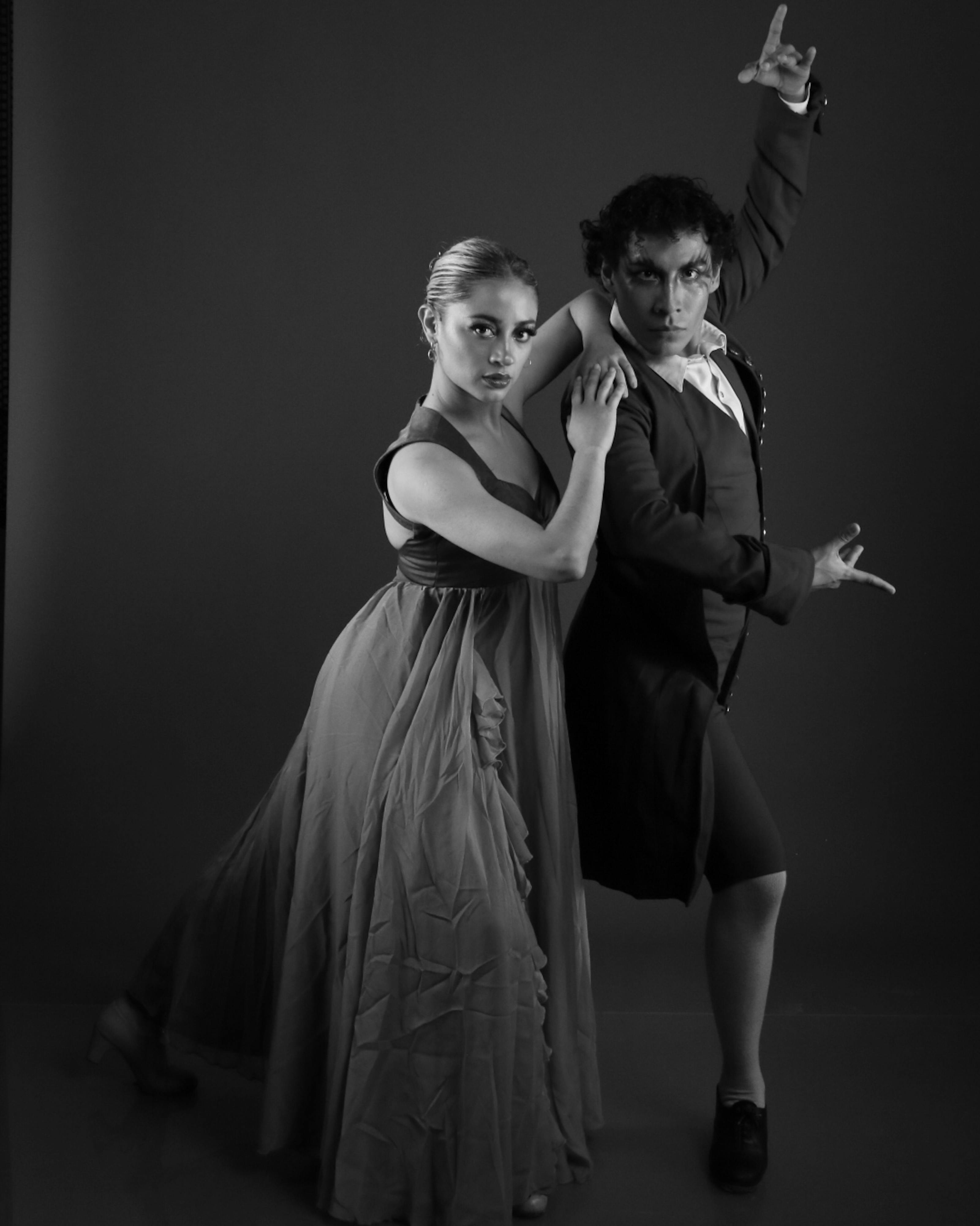 Elegant Ballroom Dance Pair in Dramatic Pose · Free Stock Photo