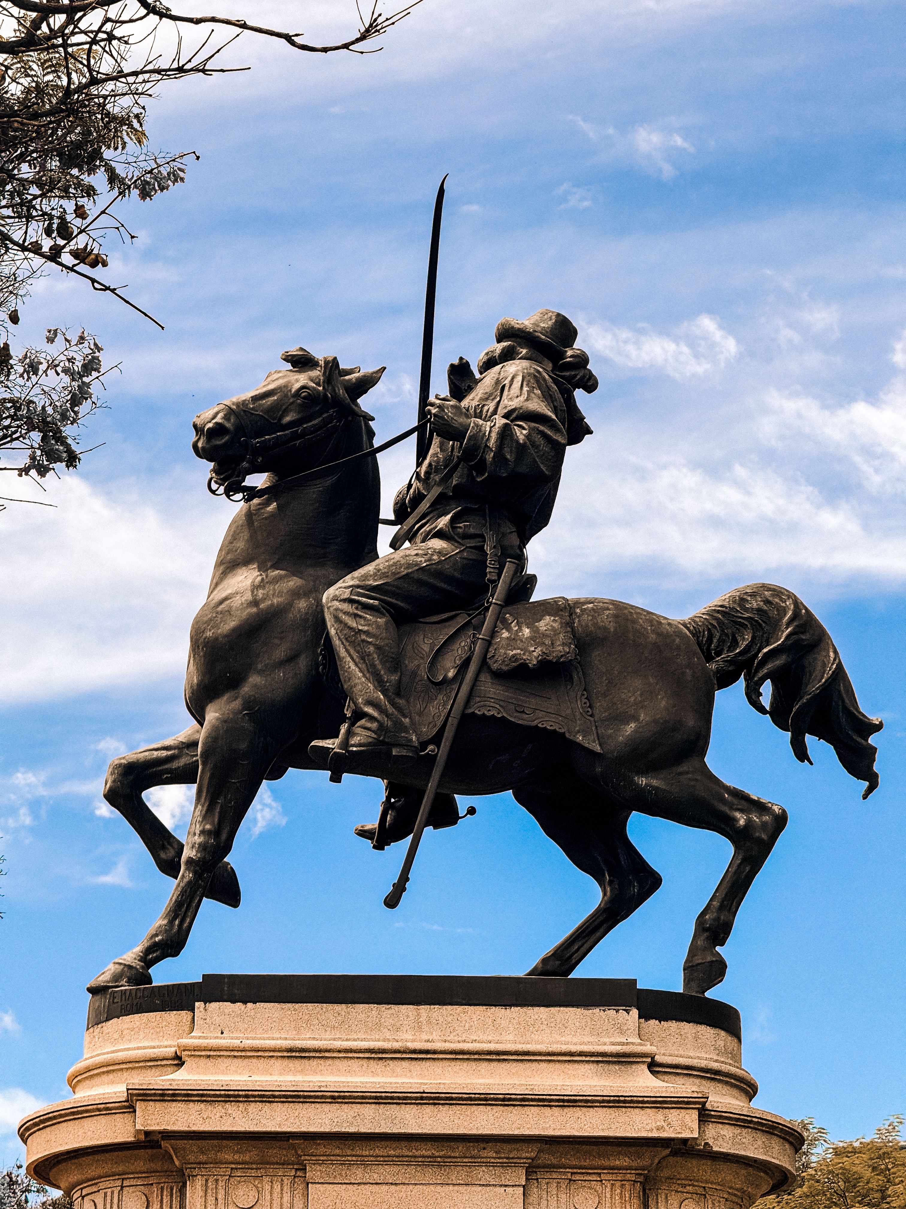 Man Riding Horse Statue · Free Stock Photo