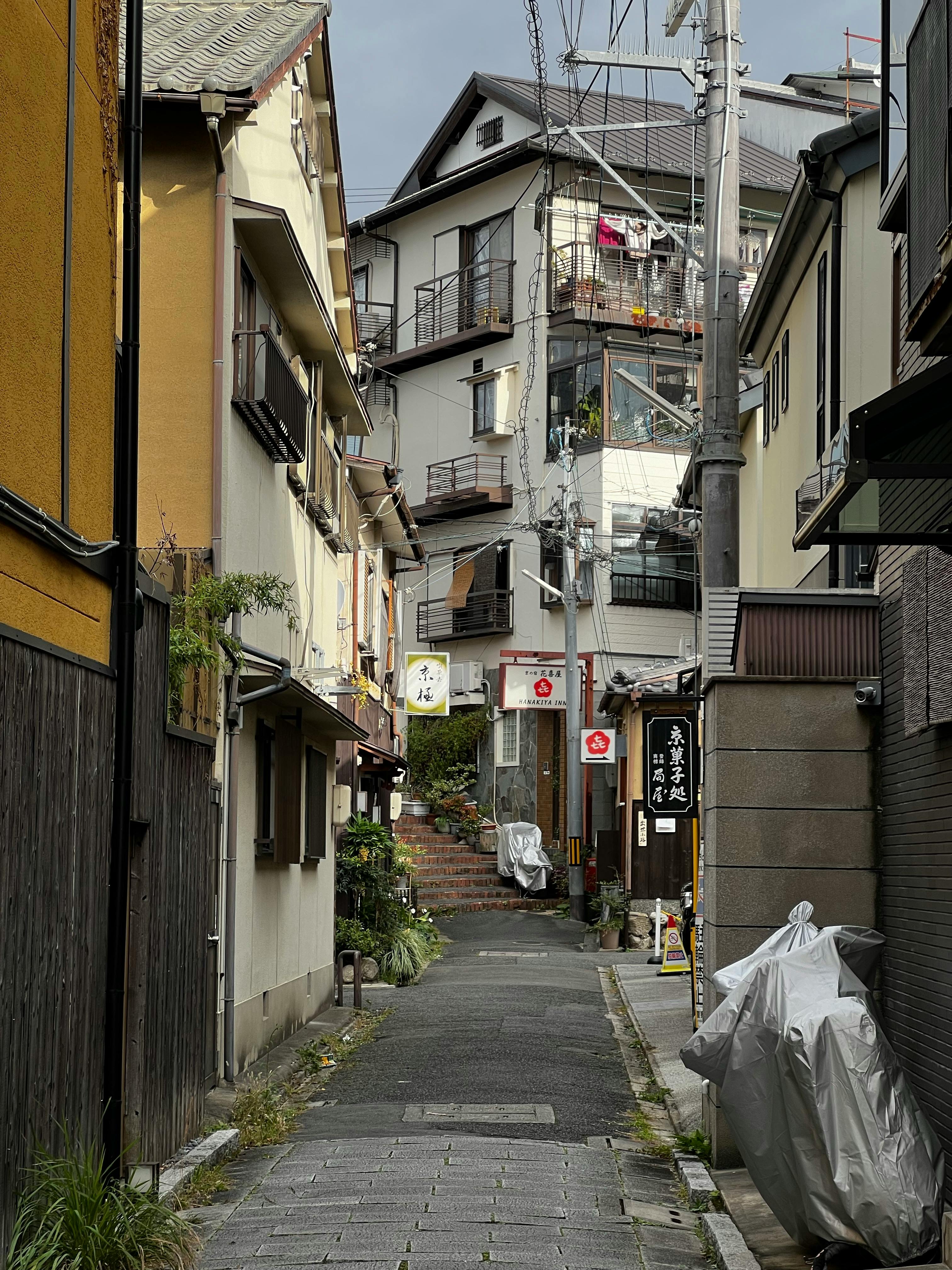 Quaint Japanese Alleyway in Urban Setting · Free Stock Photo