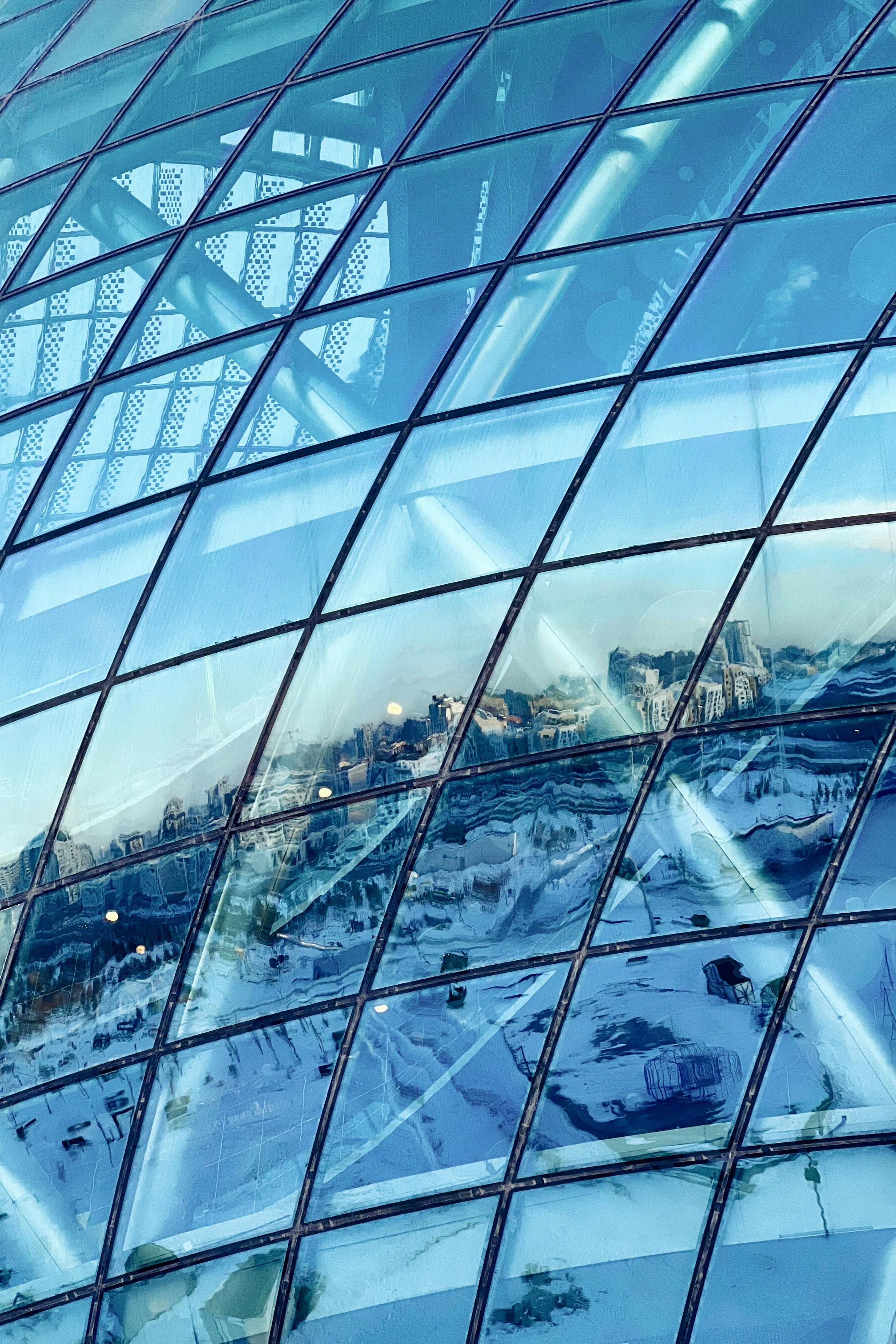 Modern Architectural Reflection in Astana · Free Stock Photo