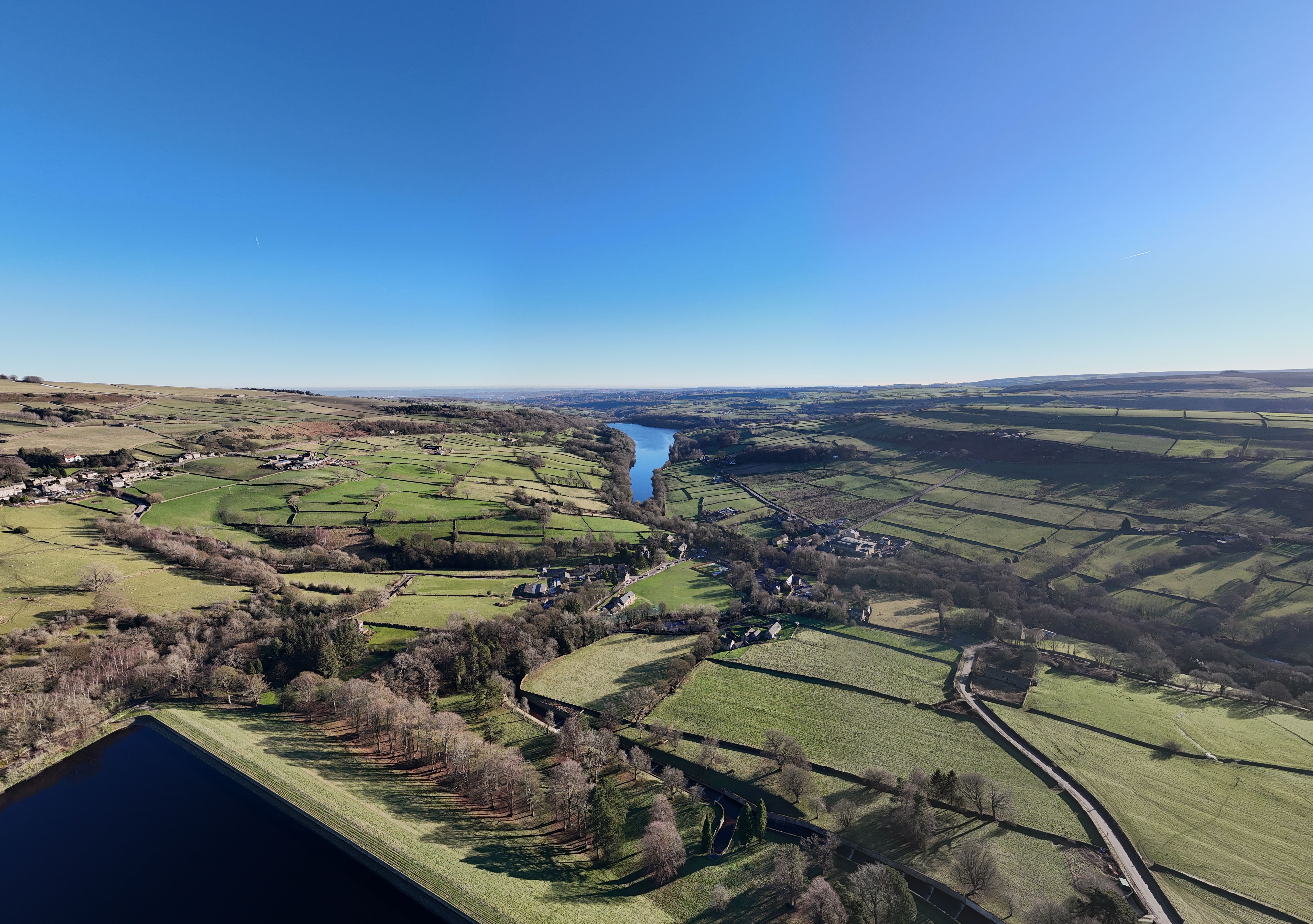 Aerial View of Peak District National Park · Free Stock Photo