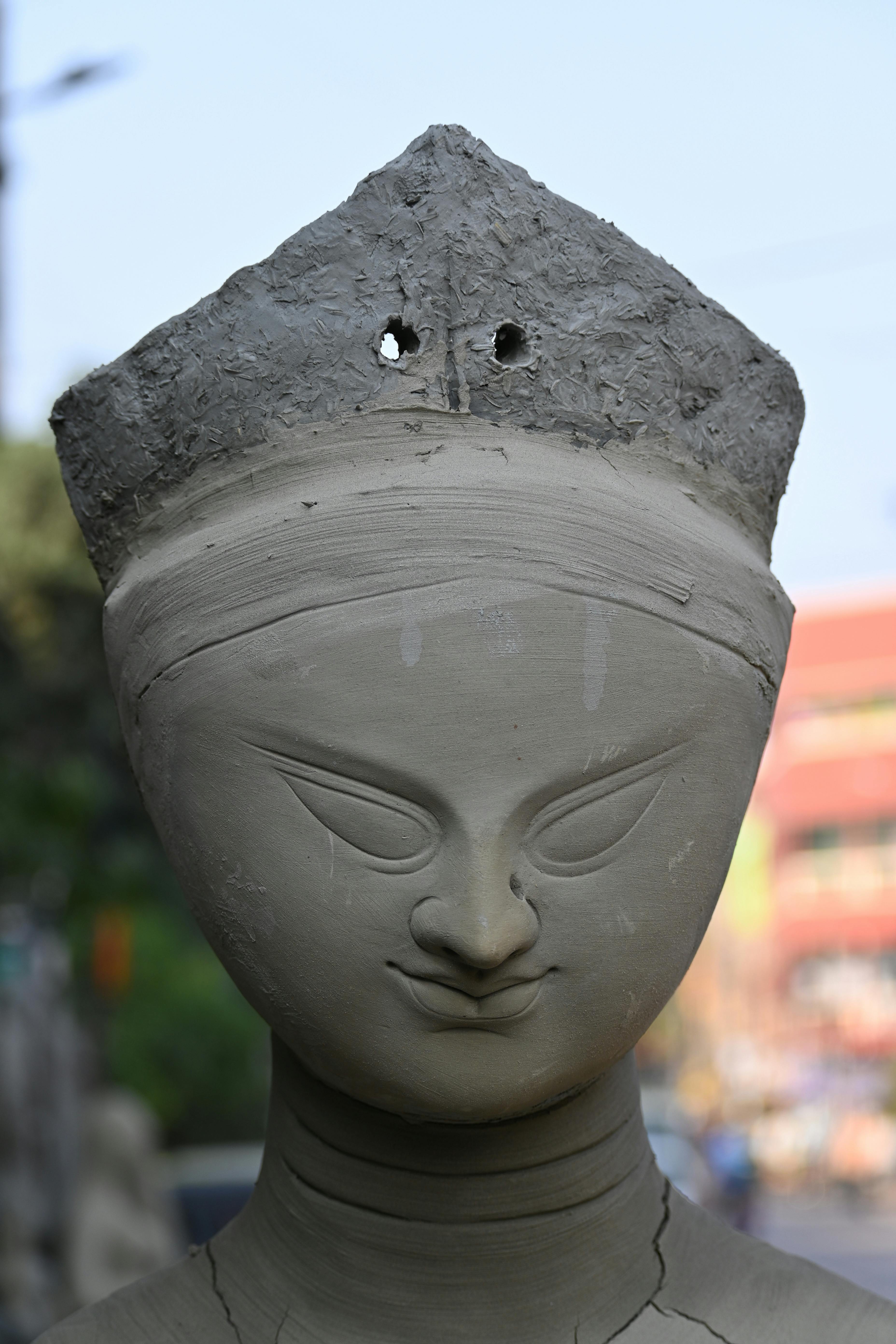 Clay Sculpture of Indian Deity in Kolkata · Free Stock Photo