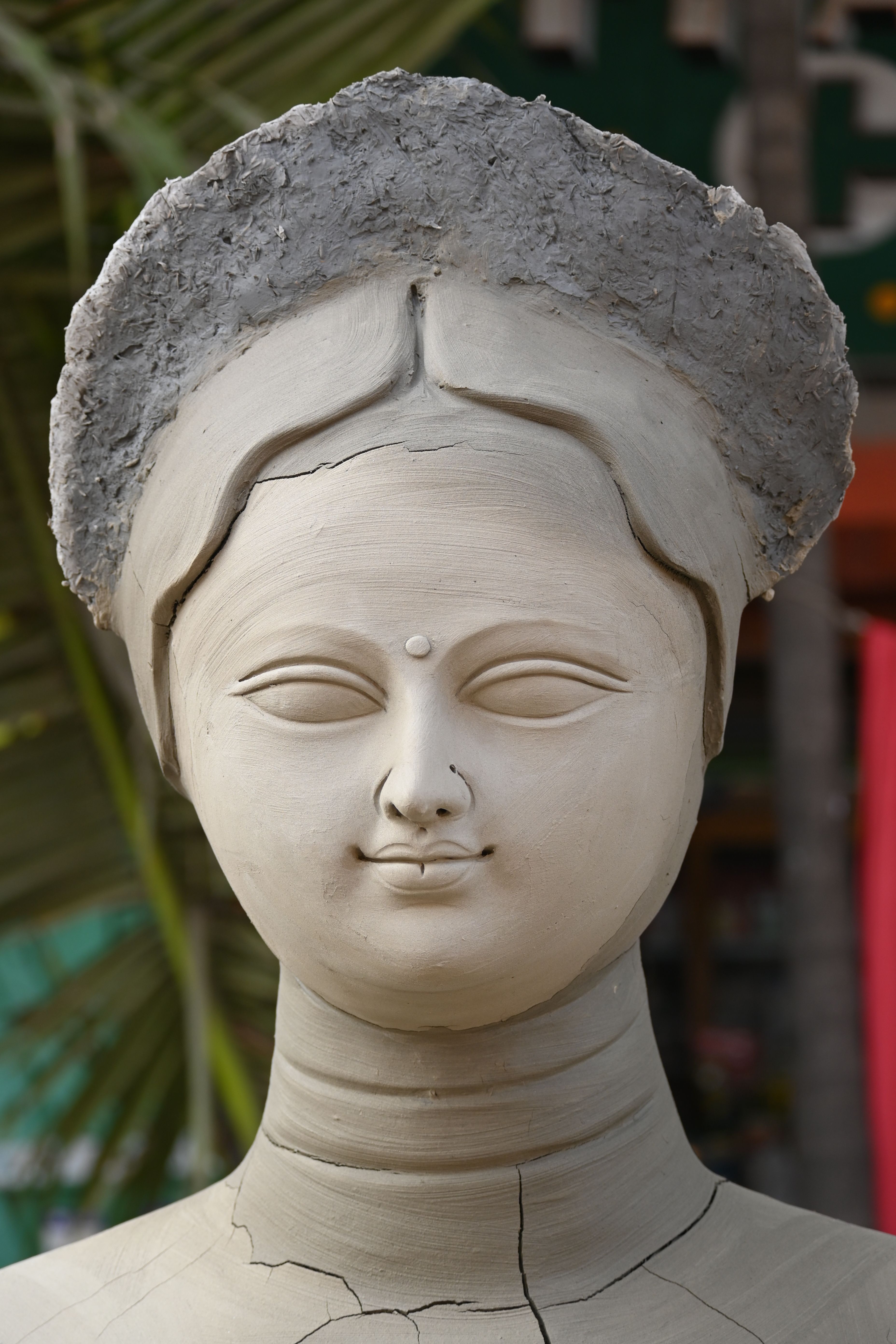 Clay Sculpture of Goddess in Kolkata Market · Free Stock Photo