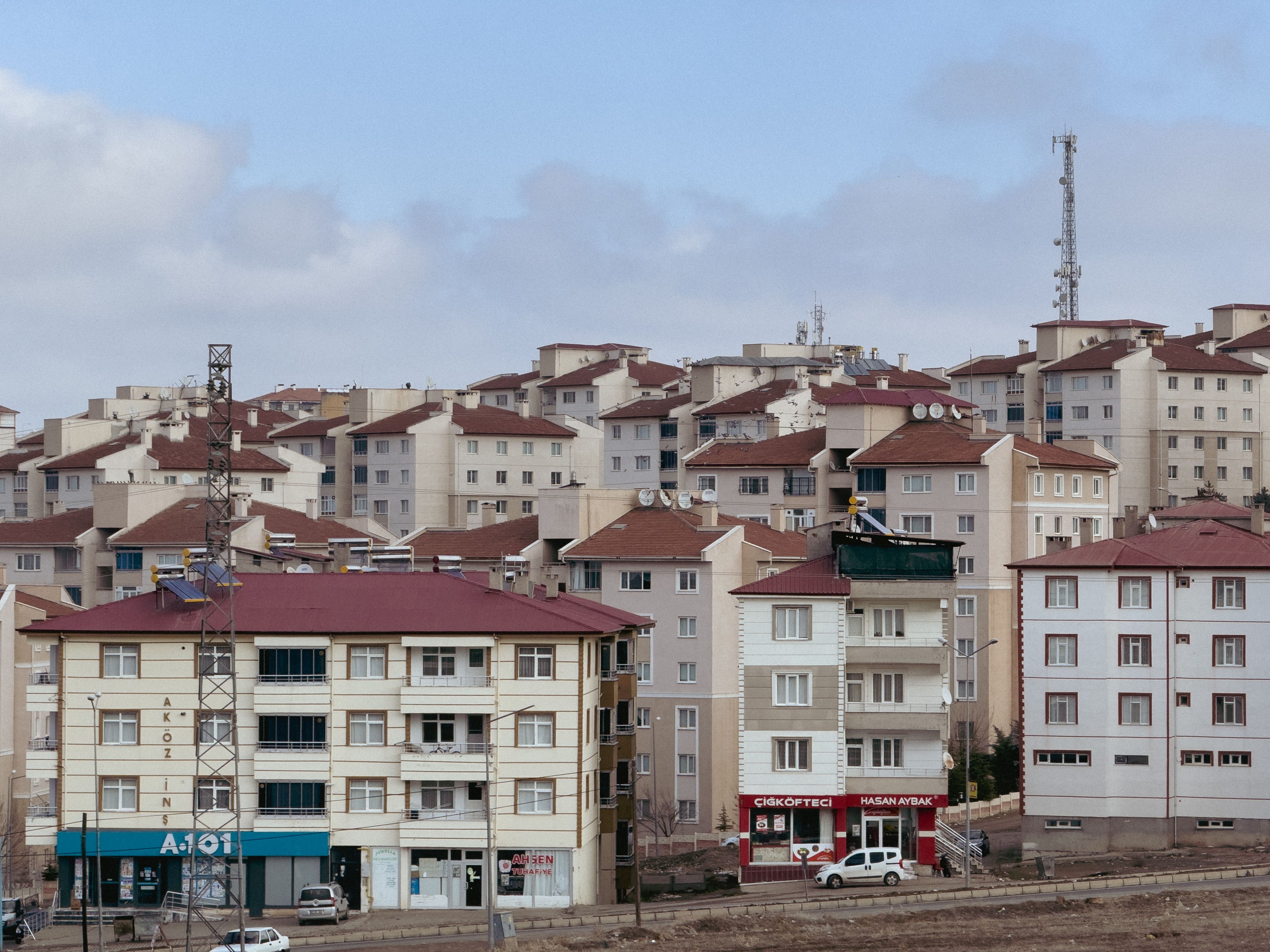 Urban Landscape in Palu, Türkiye with Residential Buildings · Free ...