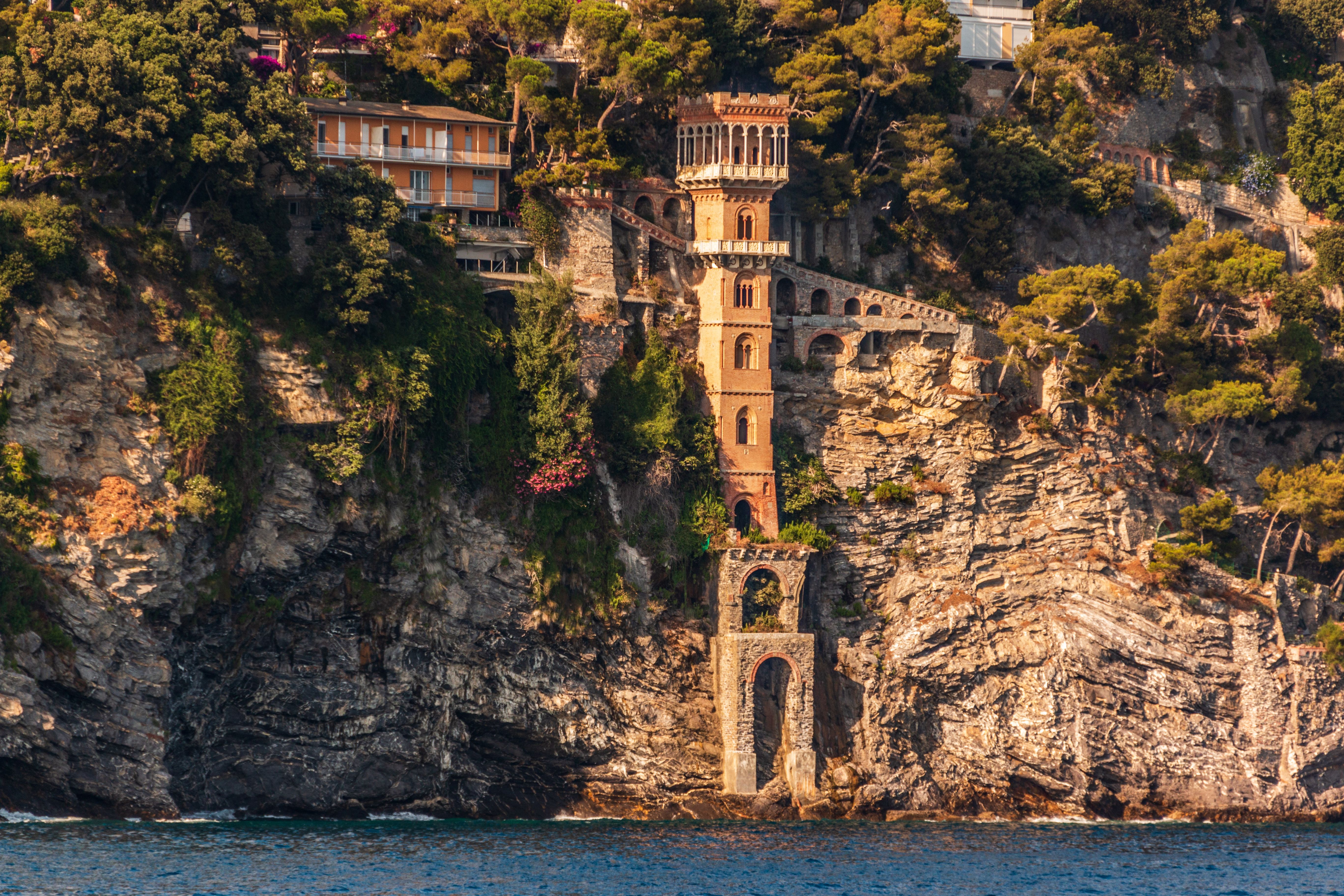 Historic Italian Coastal Tower in Liguria · Free Stock Photo