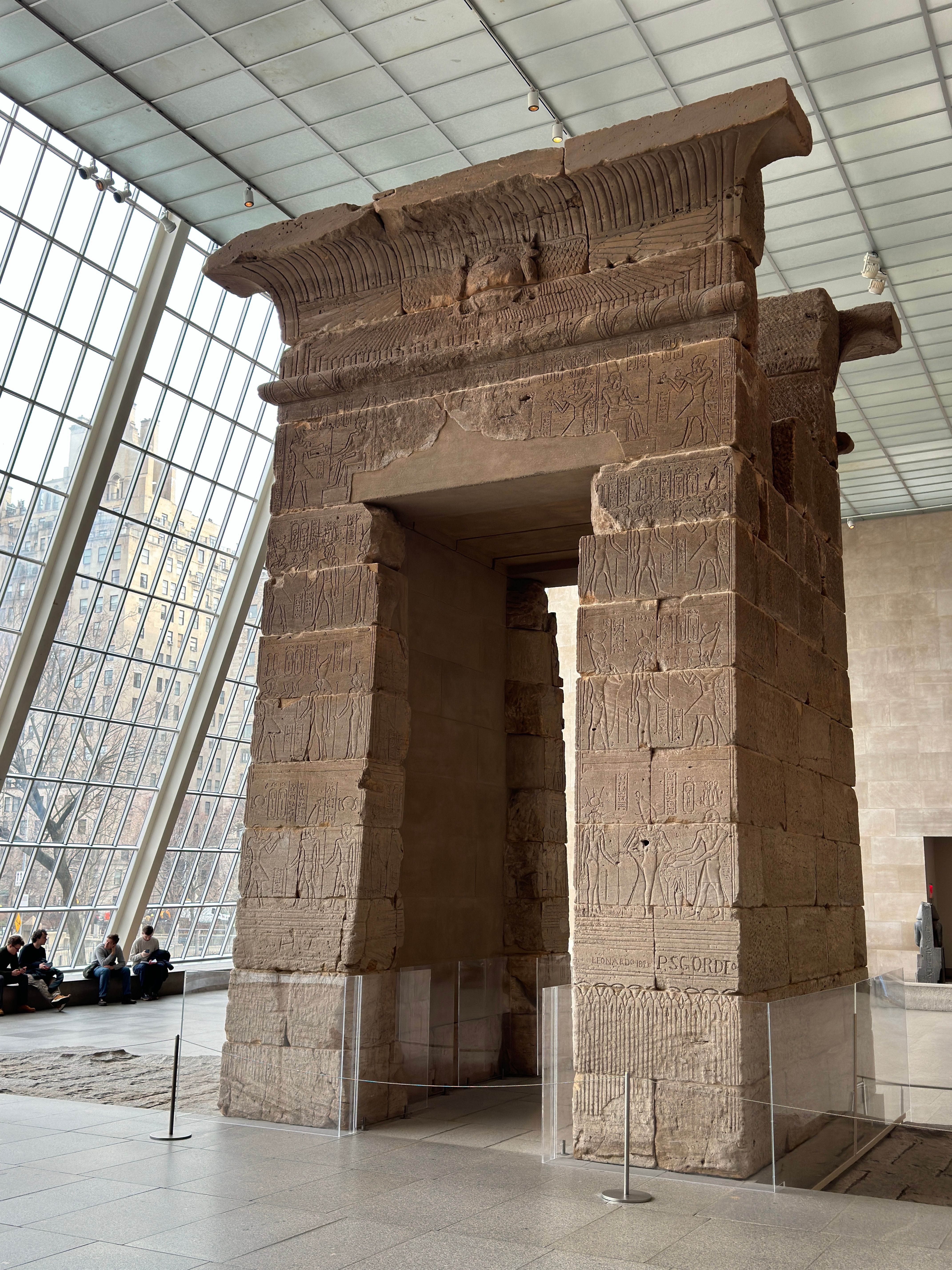 Temple Of Dendur At The Metropolitan Museum Free Stock Photo