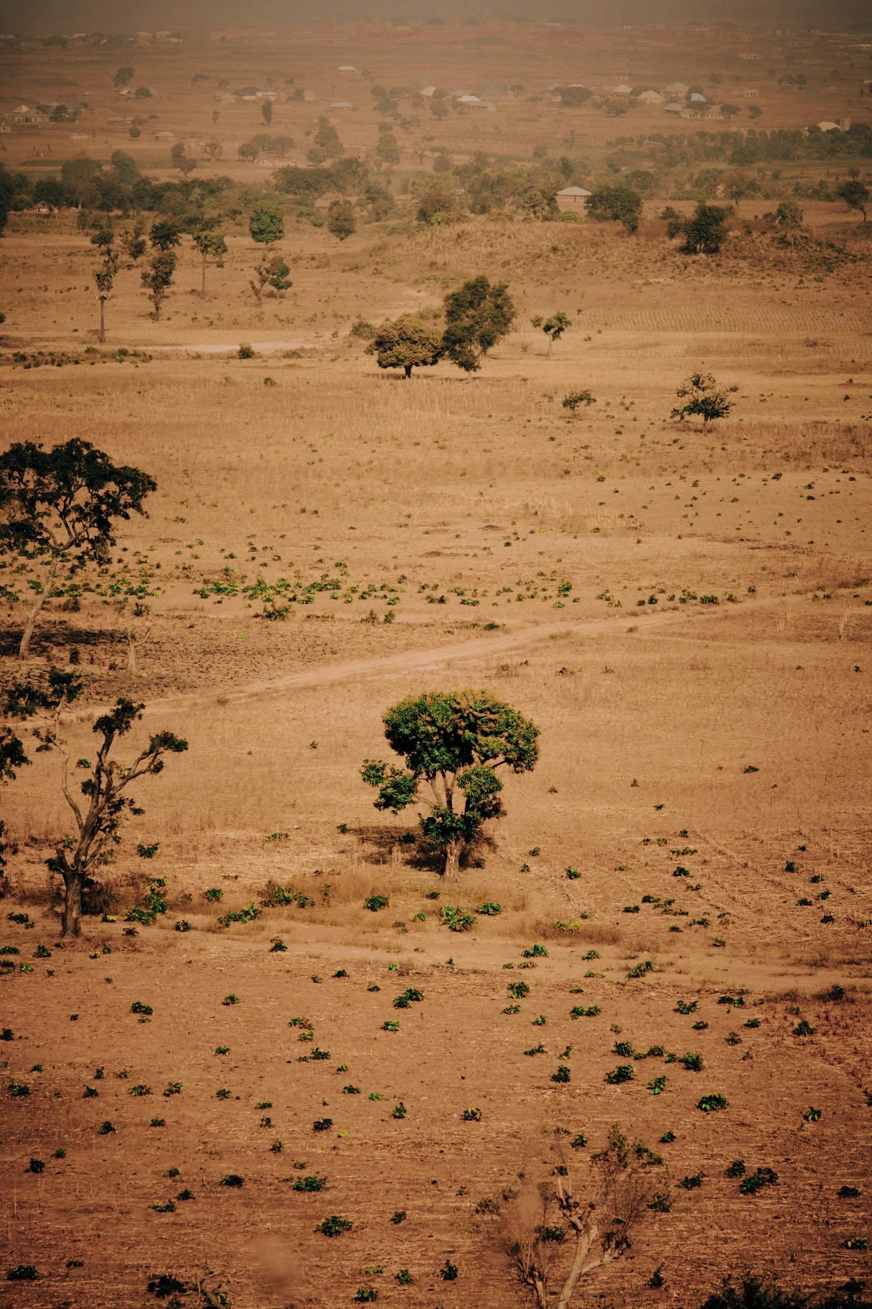 Aerial View of Arid Landscape in Karuga, Nigeria · Free Stock Photo